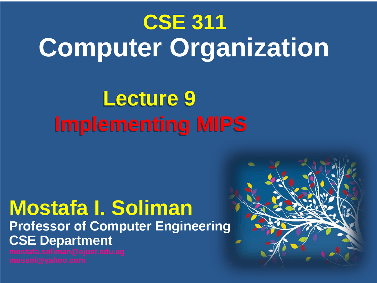 Computer Organization Mips Docsity