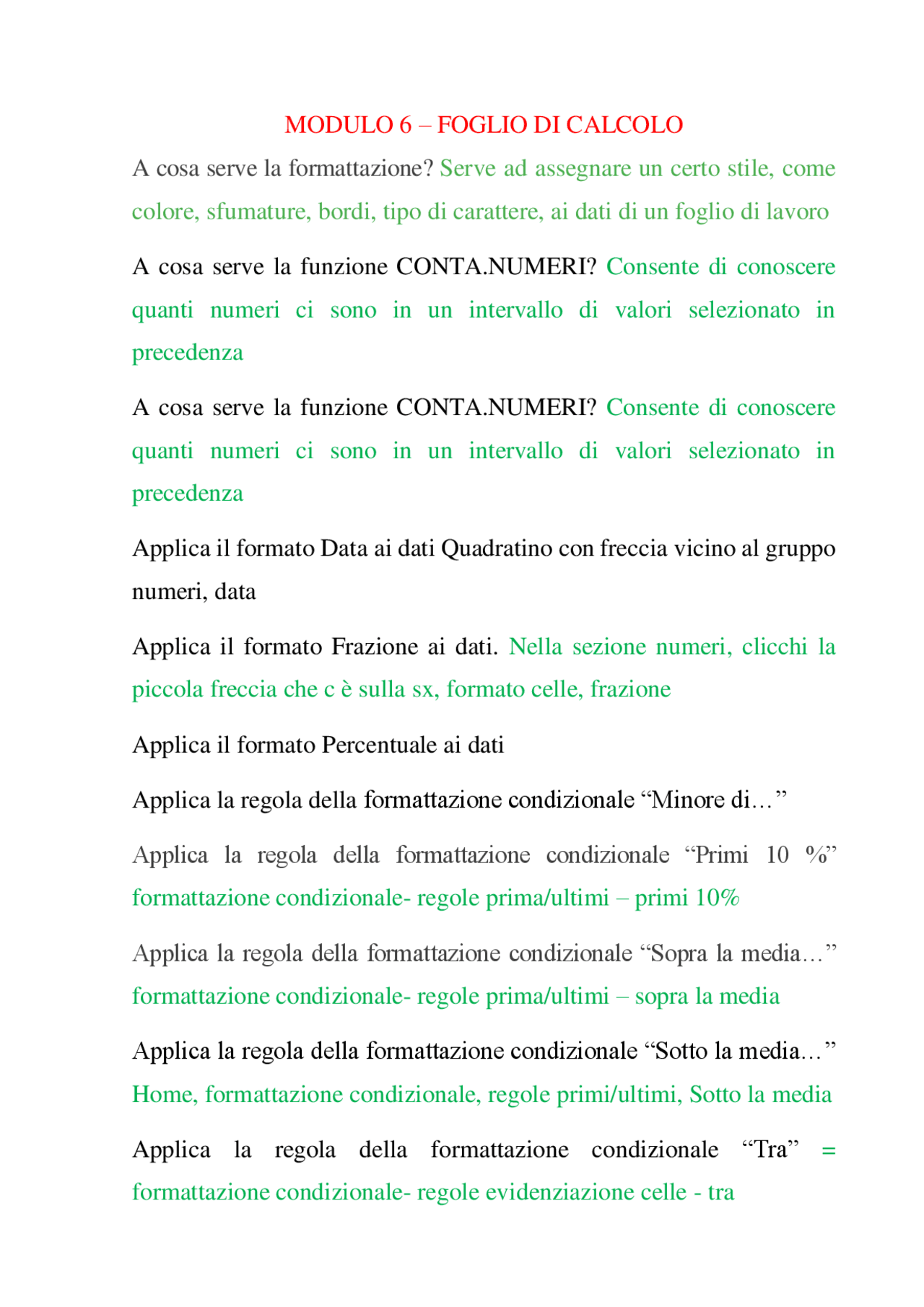 EIPASS 6 MODULO 2021 - Docsity