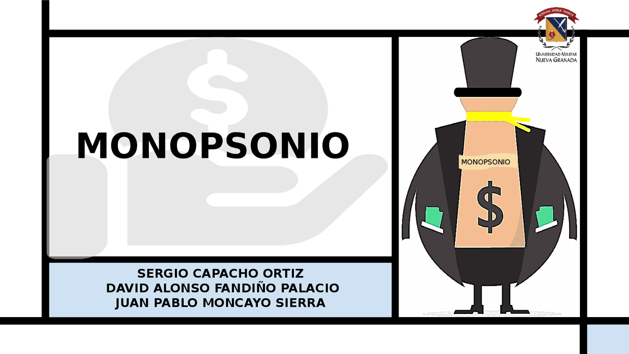 Descripción de Monopsonio - Docsity