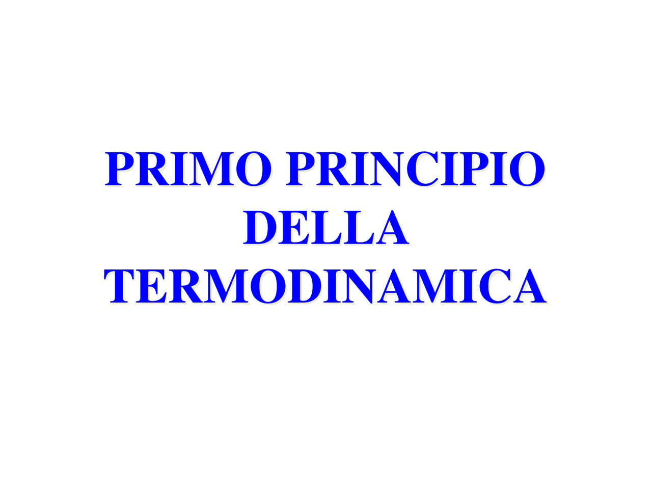 Primo Principio Della Termodinamica Docsity