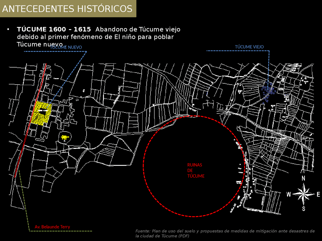Análisis de Tucume,MAPA DE USO DE SUELOS | Diapositivas de Arquitectura ...
