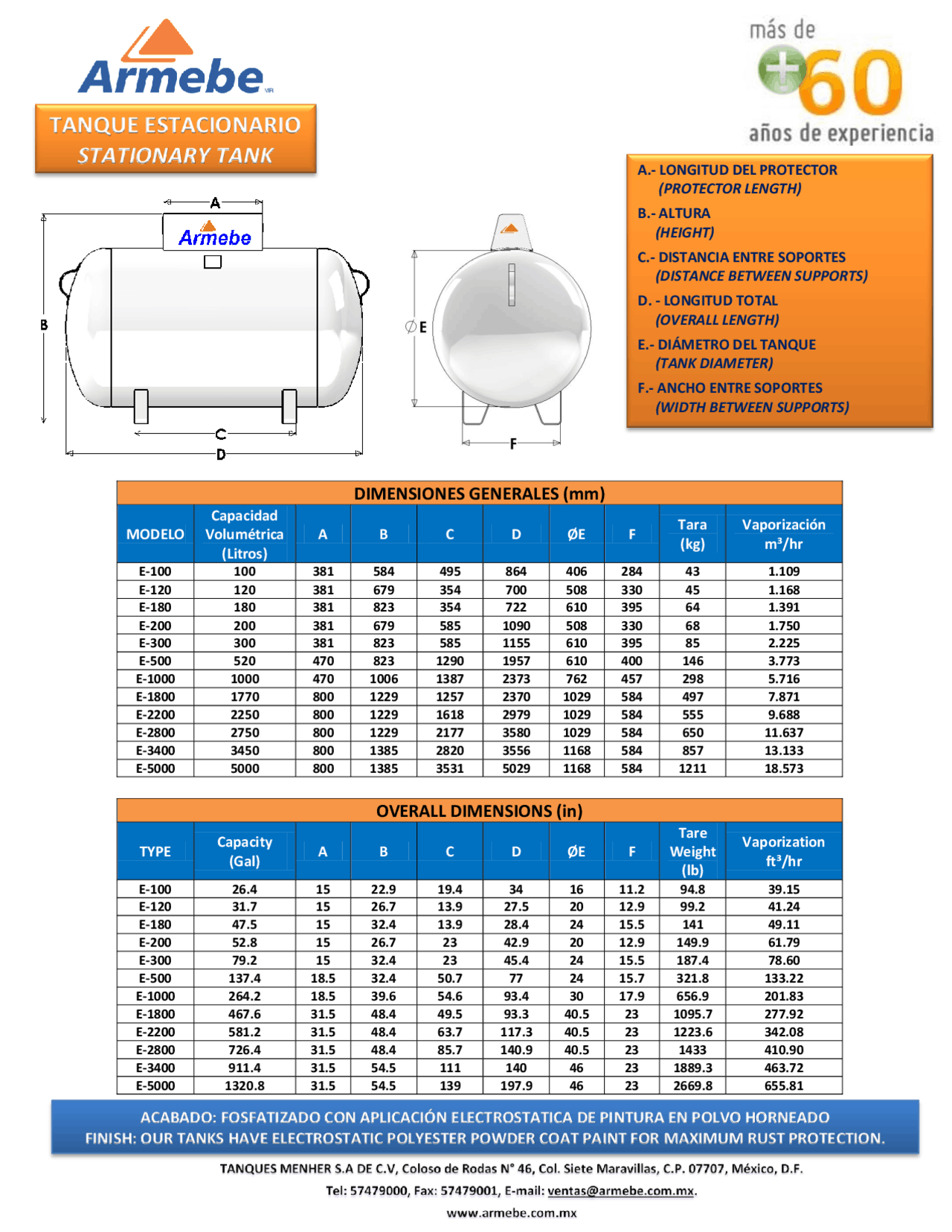Catálogo tanques GLP estacionários | Manuais, Projetos, Pesquisas ...