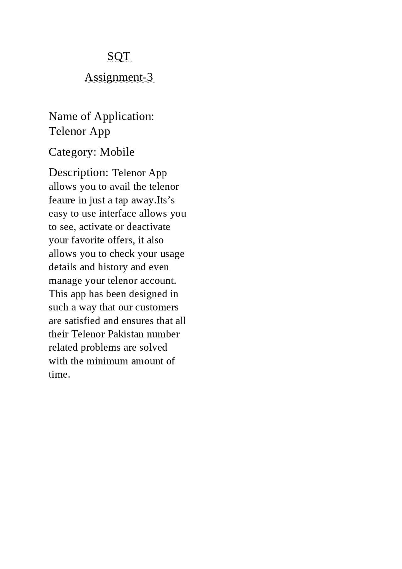 Software Quality Testing Docsity