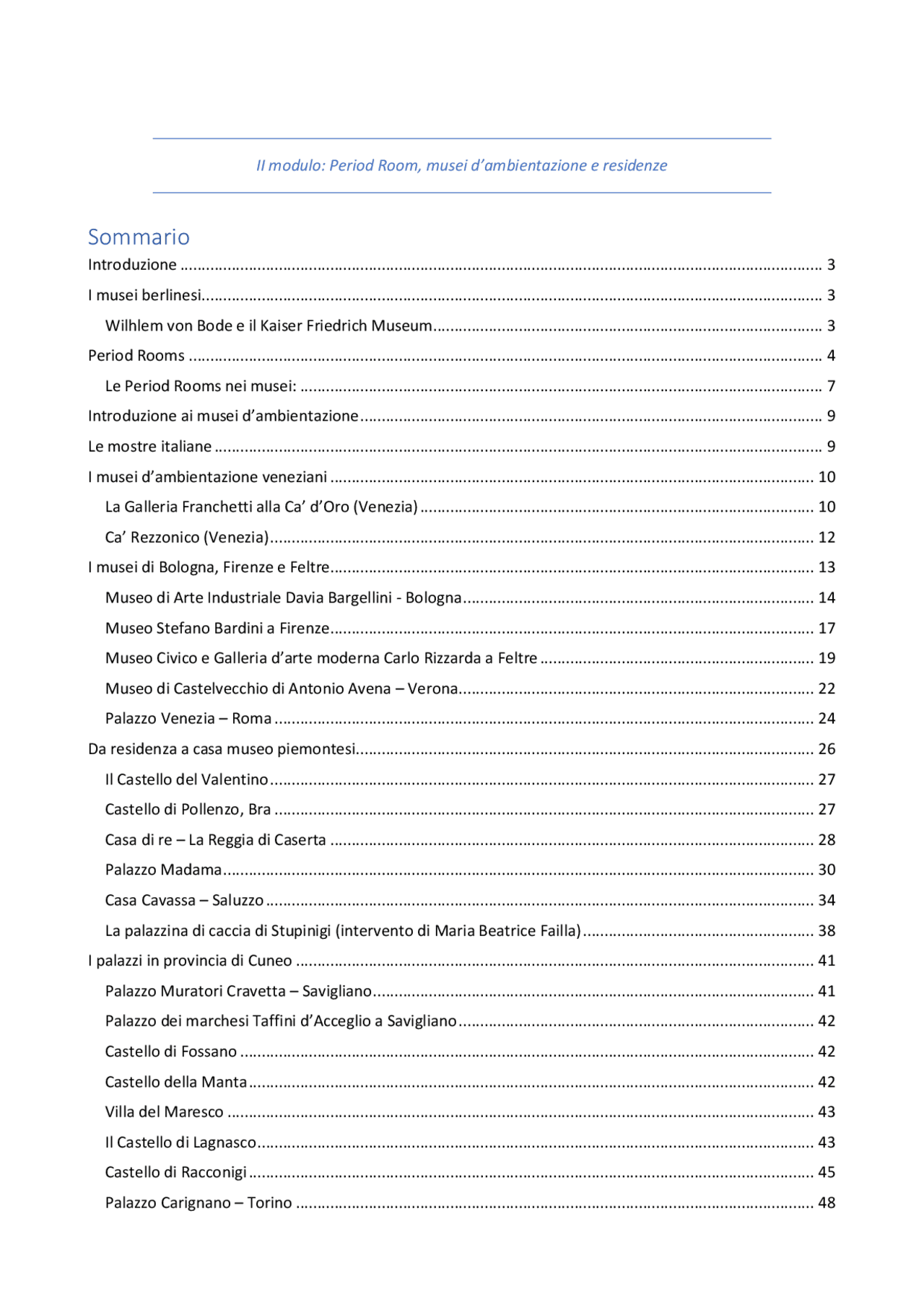 Museologia con Franca Varallo (modulo II): appunti su musei di ...