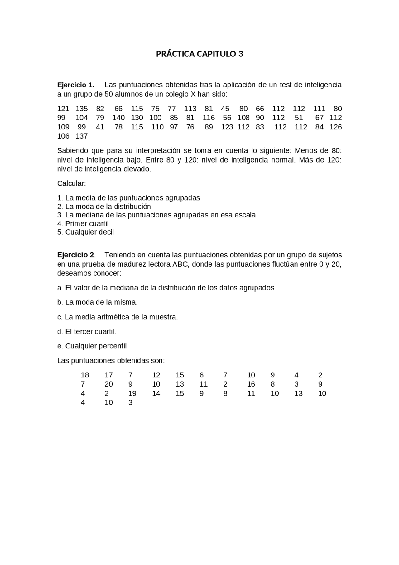 Practica Estadística 1 Docsity