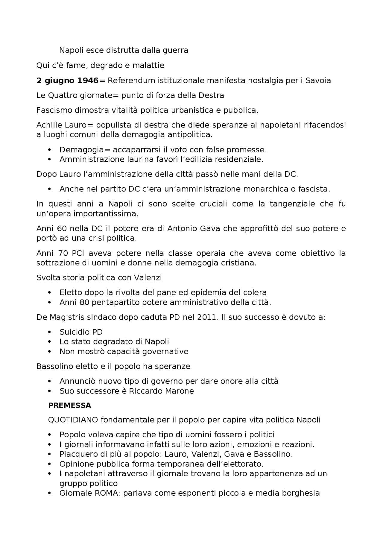 Storia Di Napoli Federico Ii Docsity