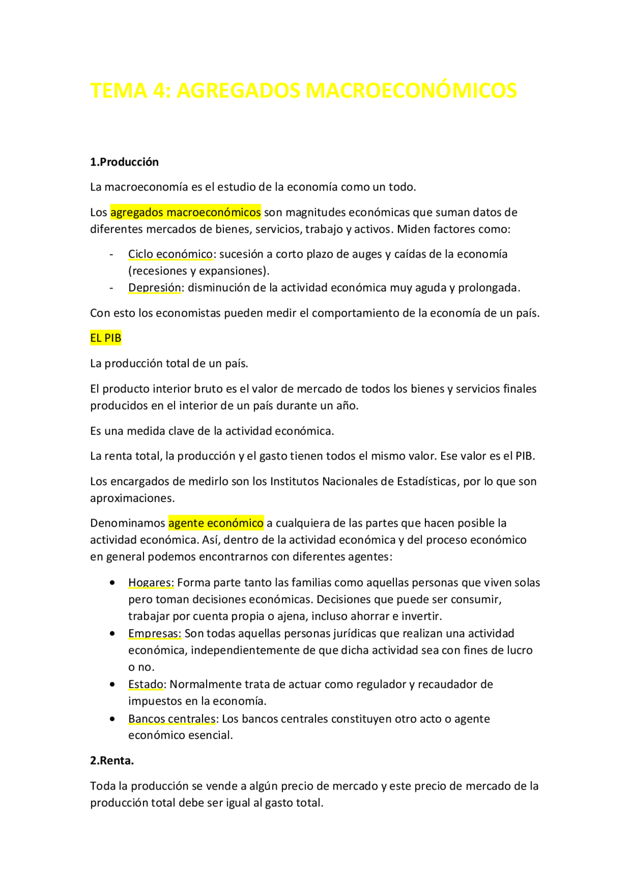 Apuntes Economía Aplicada Al Periodismo Tema 4 Docsity
