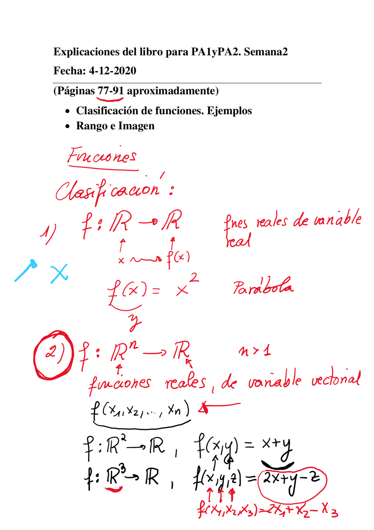 Apuntes Clases De Calculo En El Grado De Ing Geomatica Docsity