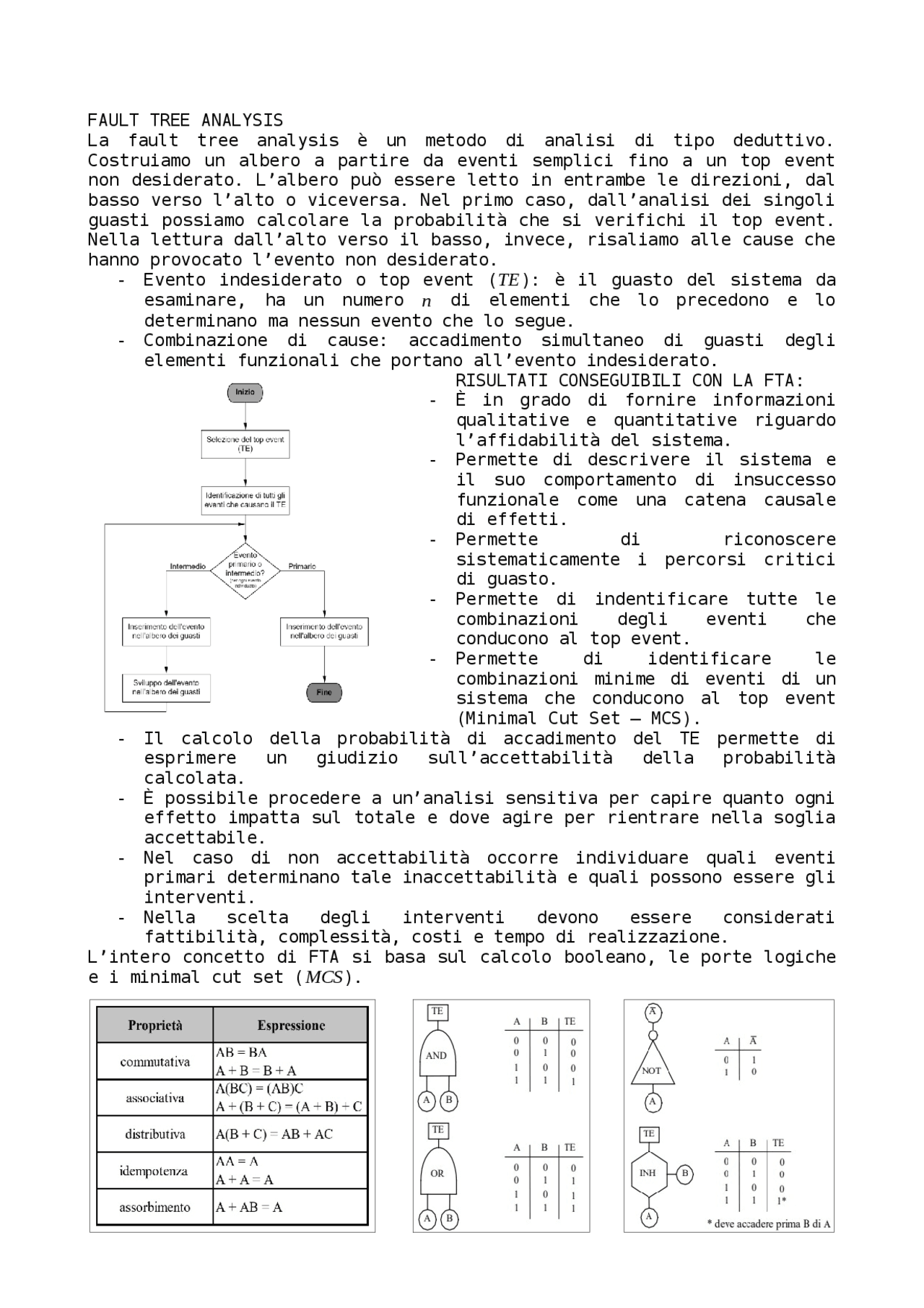 Fault Tree Analysis Gestione Degli Impianti Docsity