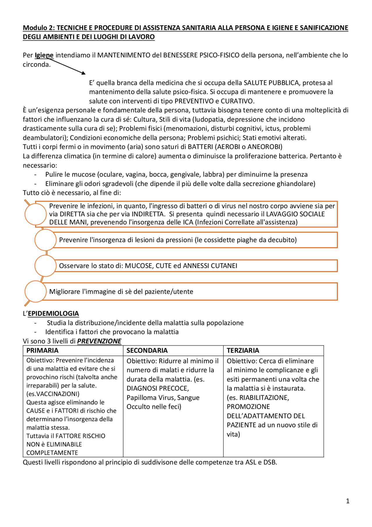 Smaltimento Dei Rifiuti Ospedaliericorso Oss Docsity