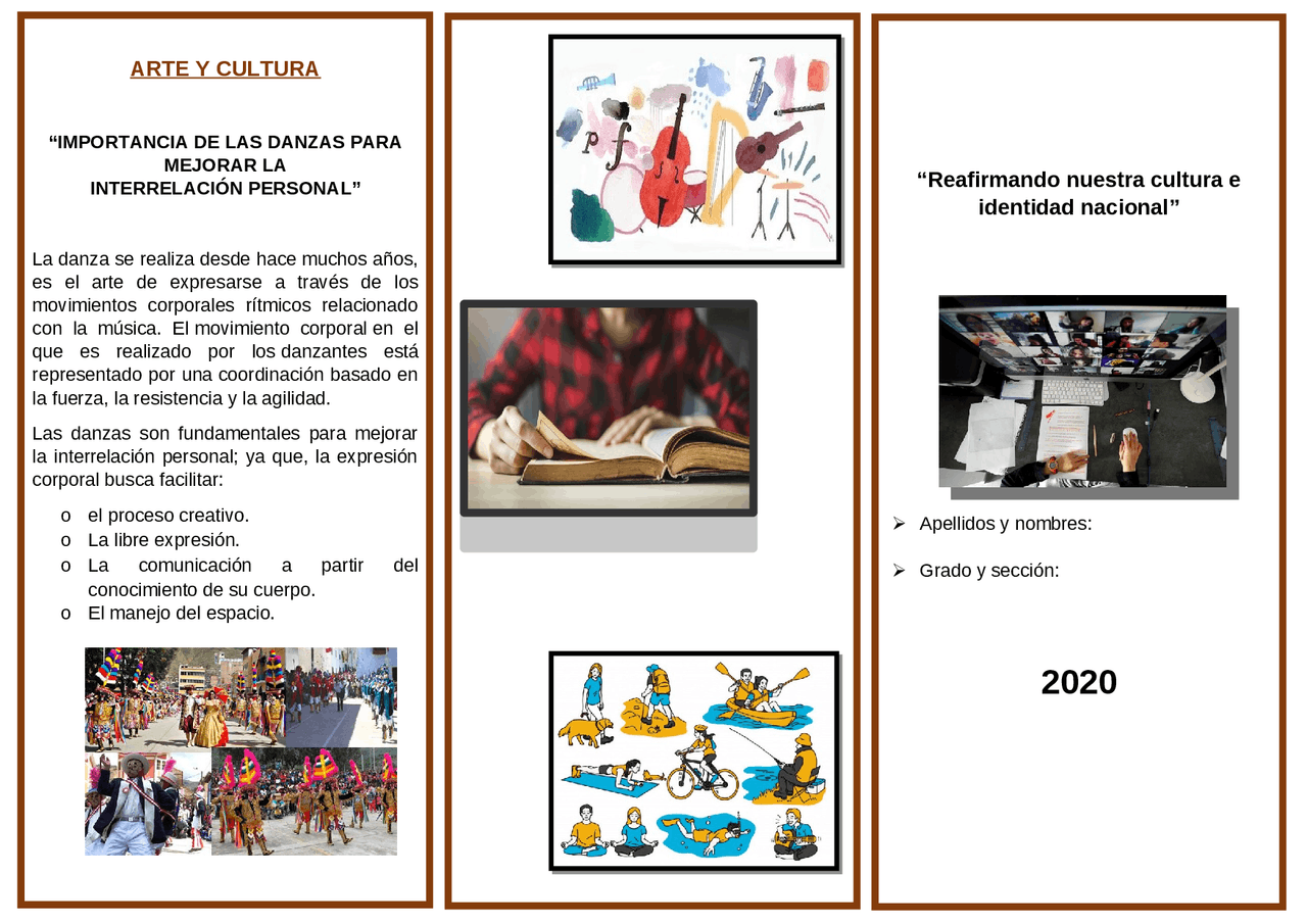 Triptico pia verano verano verano - Docsity