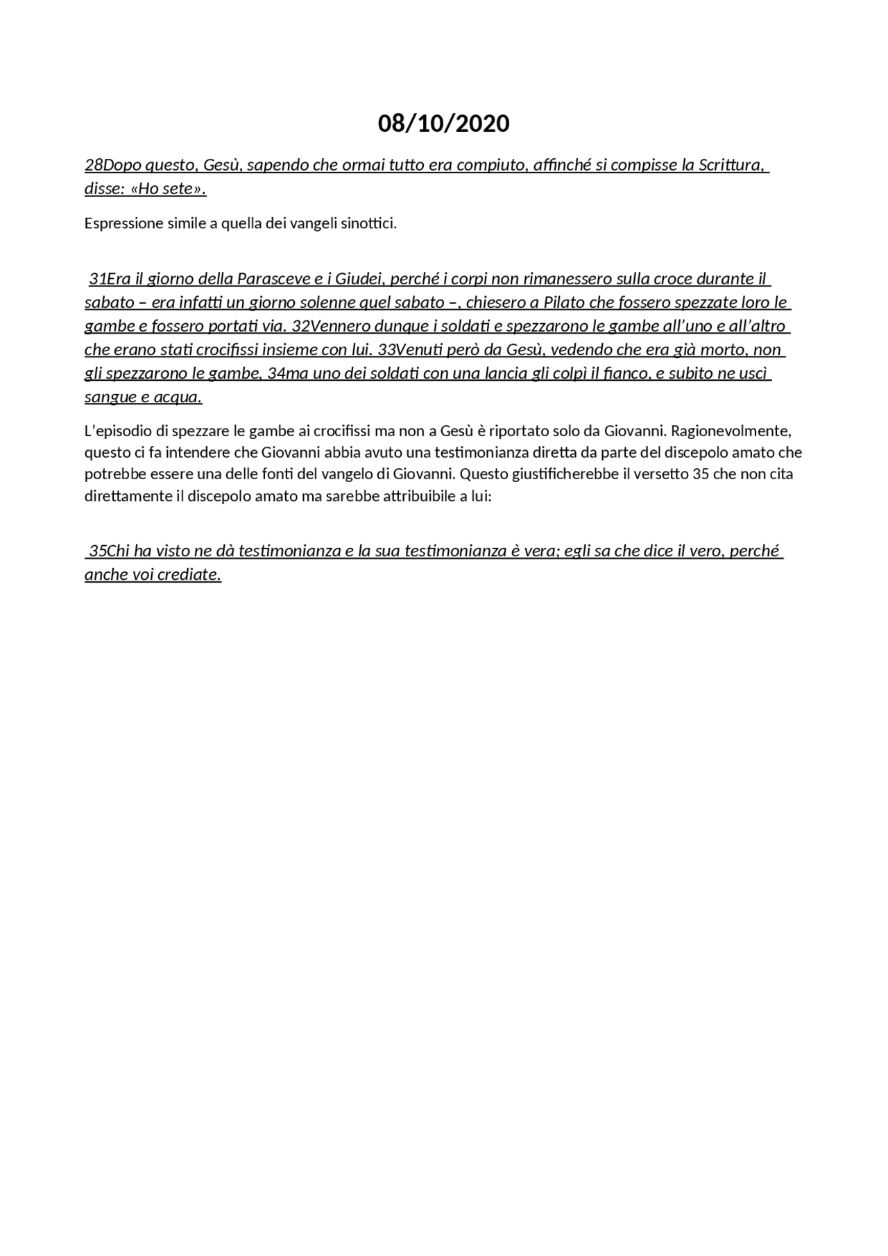 Appunti Teologia Ii Parte Docsity