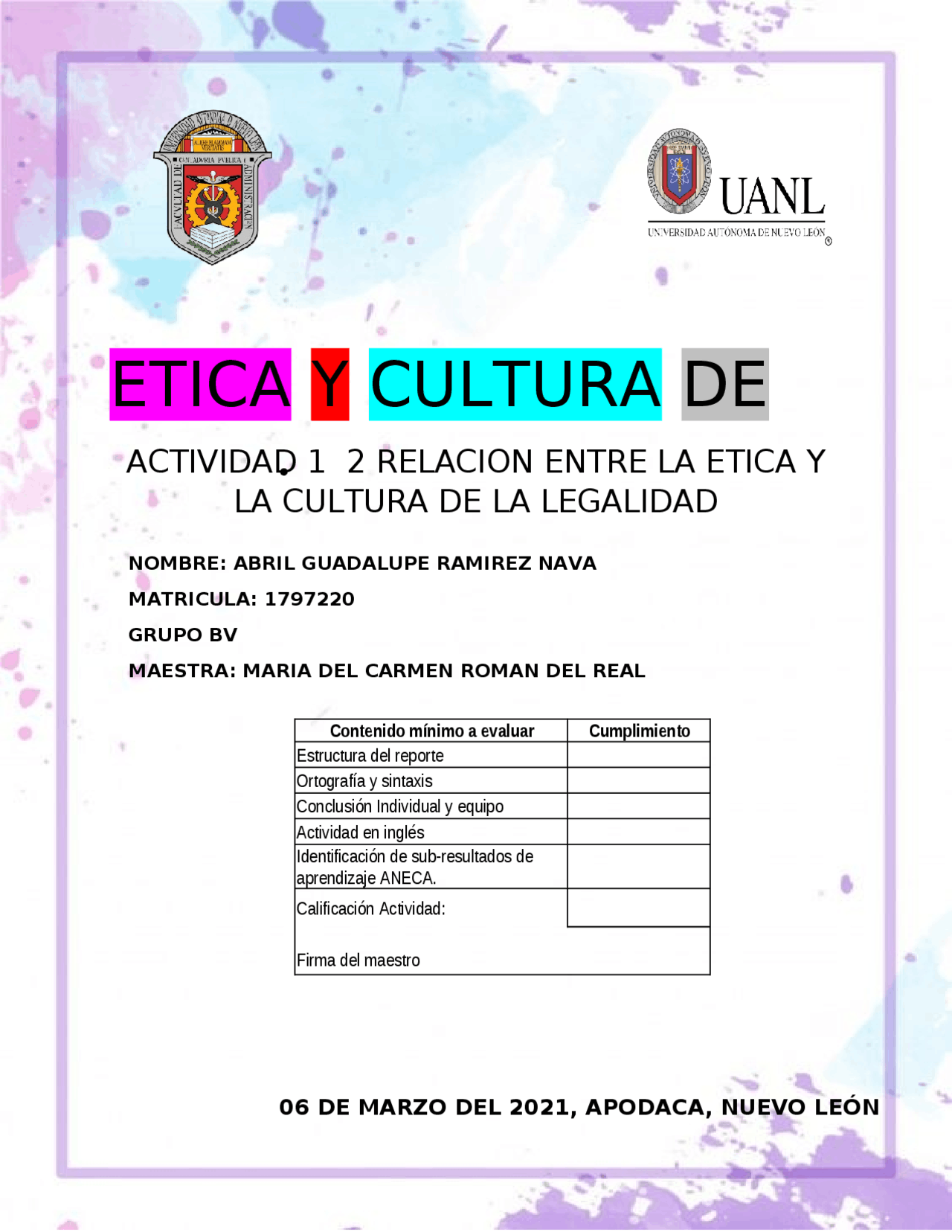 RELACION ENTRE ETICA Y CULTURA DE LA LEGALIDAD | Schemes and Mind Maps ...