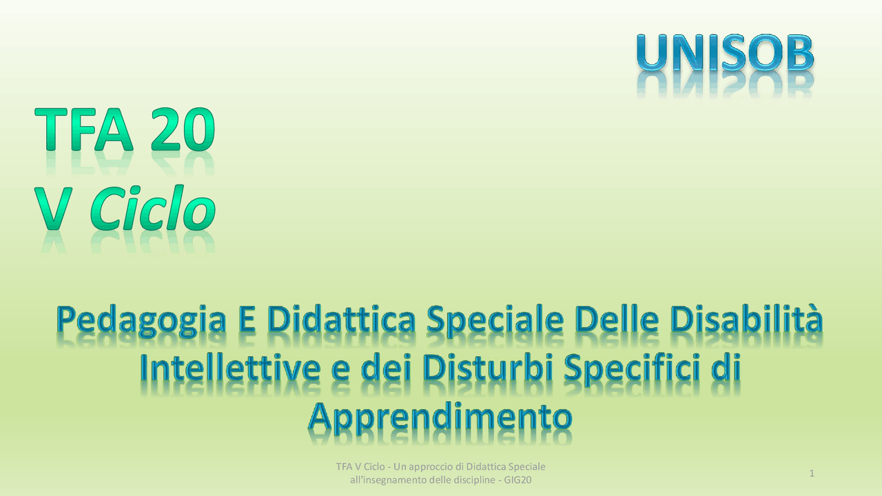 Metodologie Didattiche Per La Disabilità Docsity