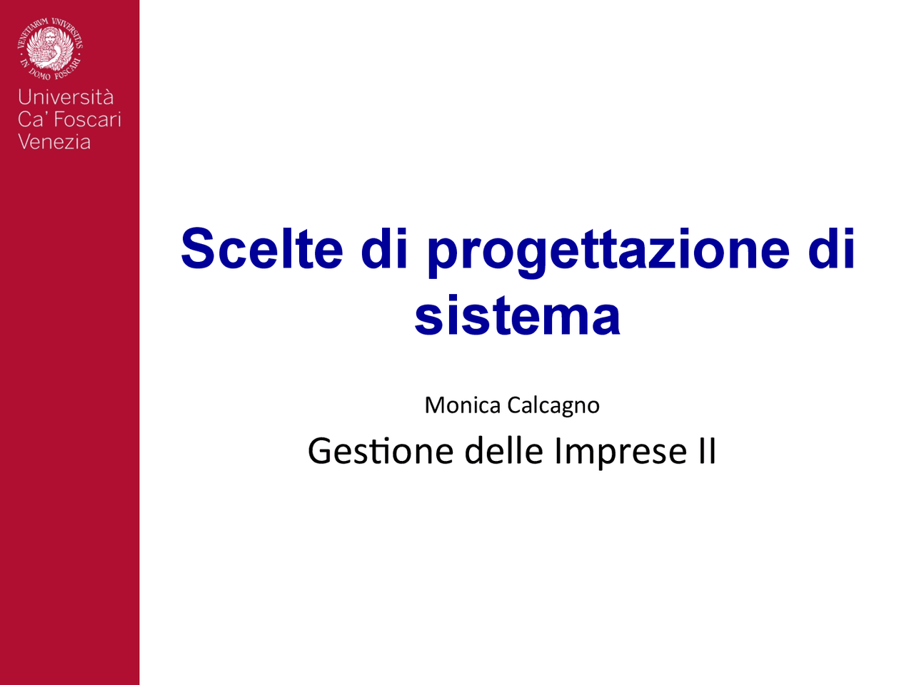 Gestione Delle Imprese Docsity