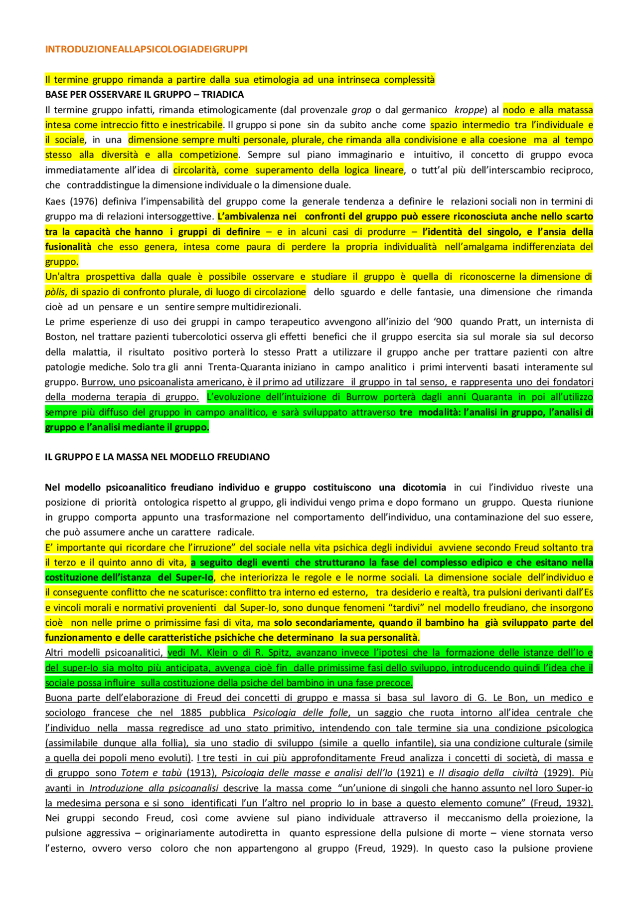 Riassunto Completo Mod 1 E 2 Docsity