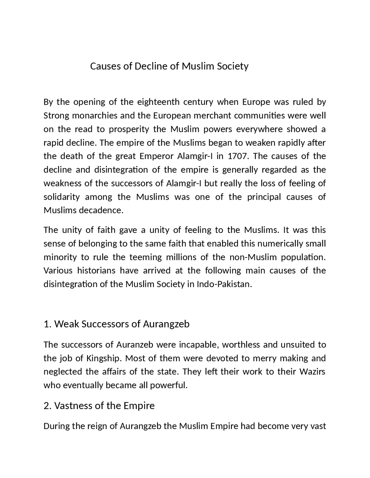 The Basic history notes a basic concept of history - Docsity