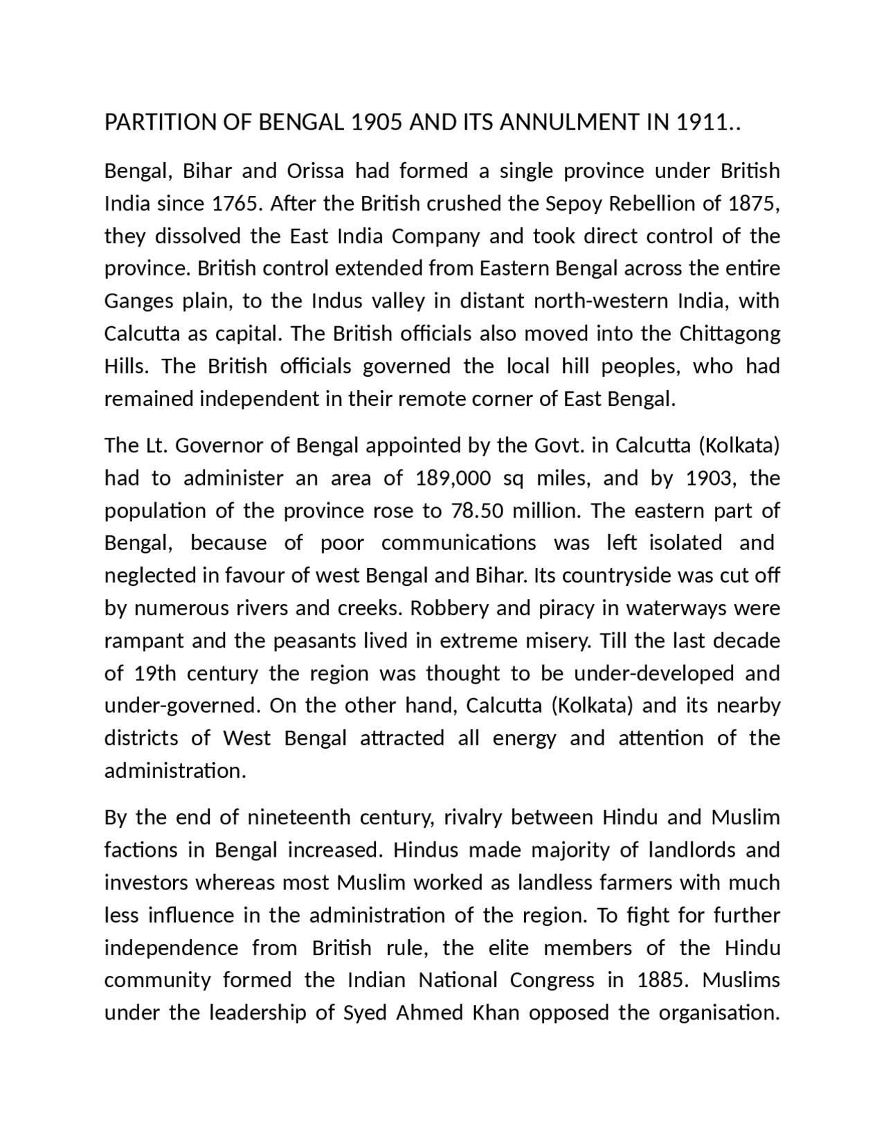 The Basic history notes a basic concept of history - Docsity