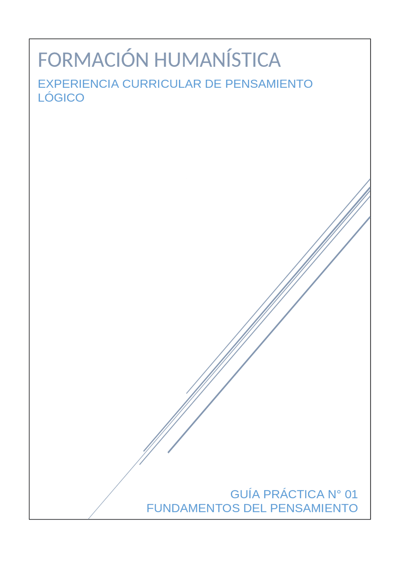 Pensamiento Logico Y Tipos Docsity