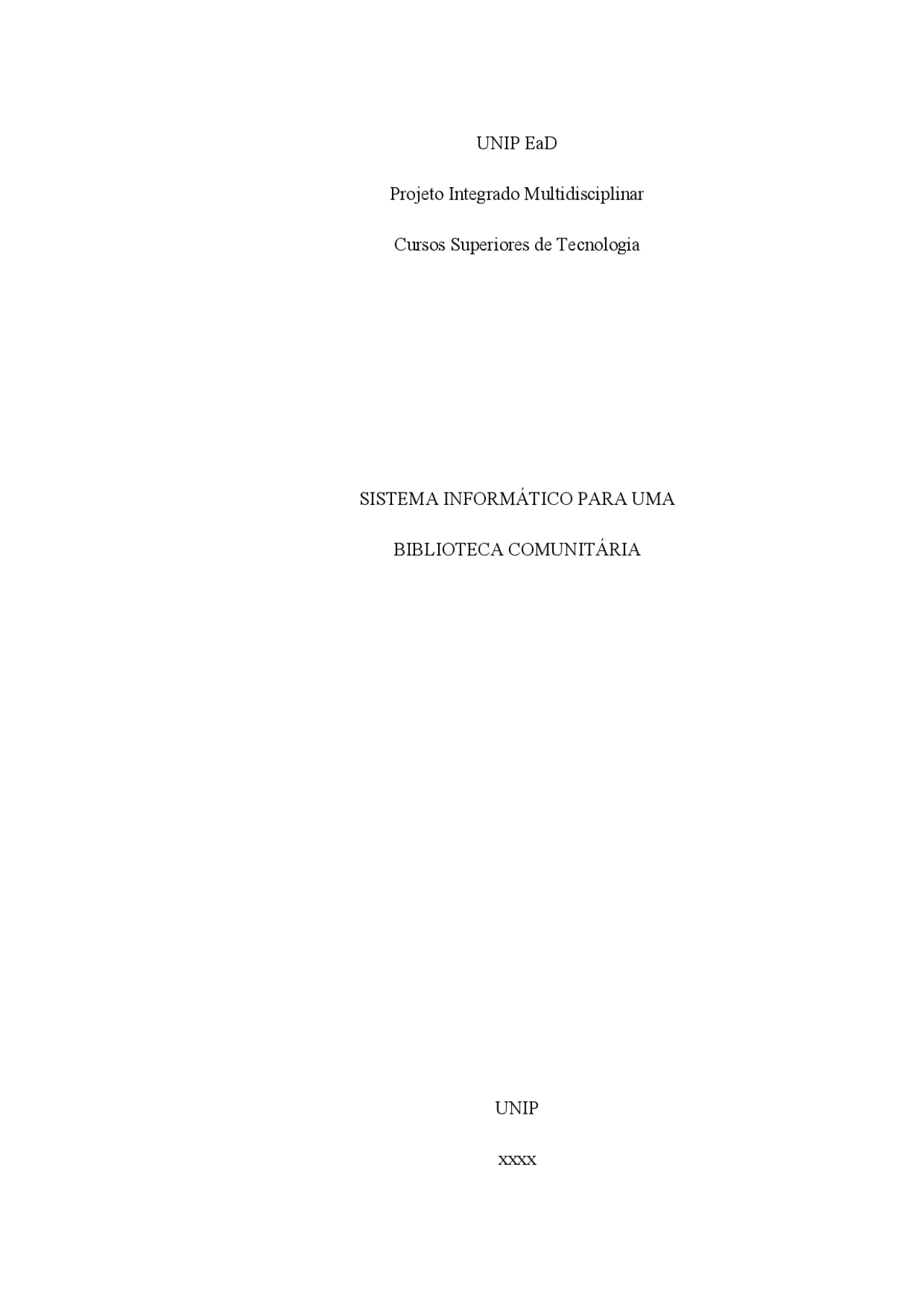 Pim Iii Biblioteca Comunitaria Docsity