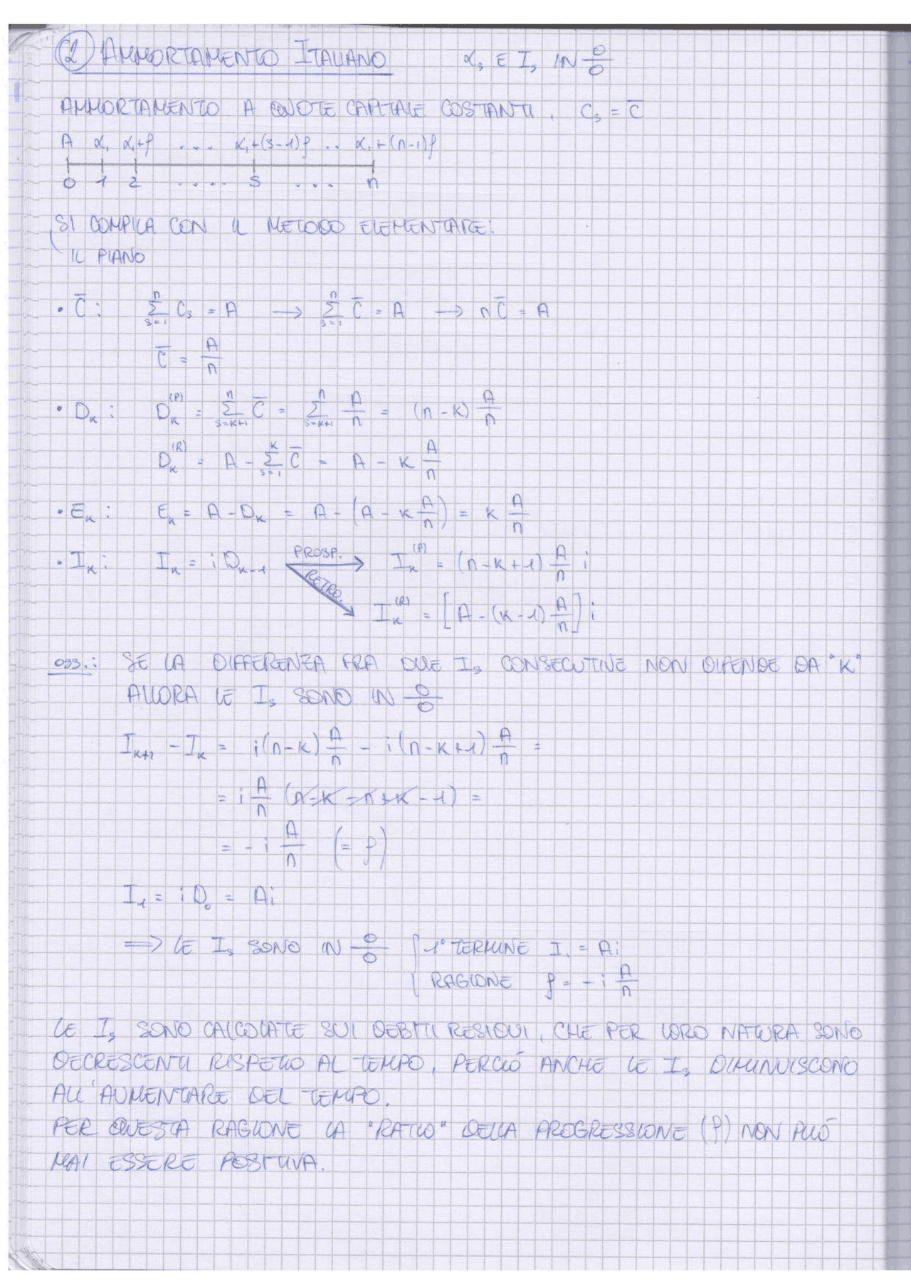 Riassunti Matematica Finanziaria Parte 2 Docsity