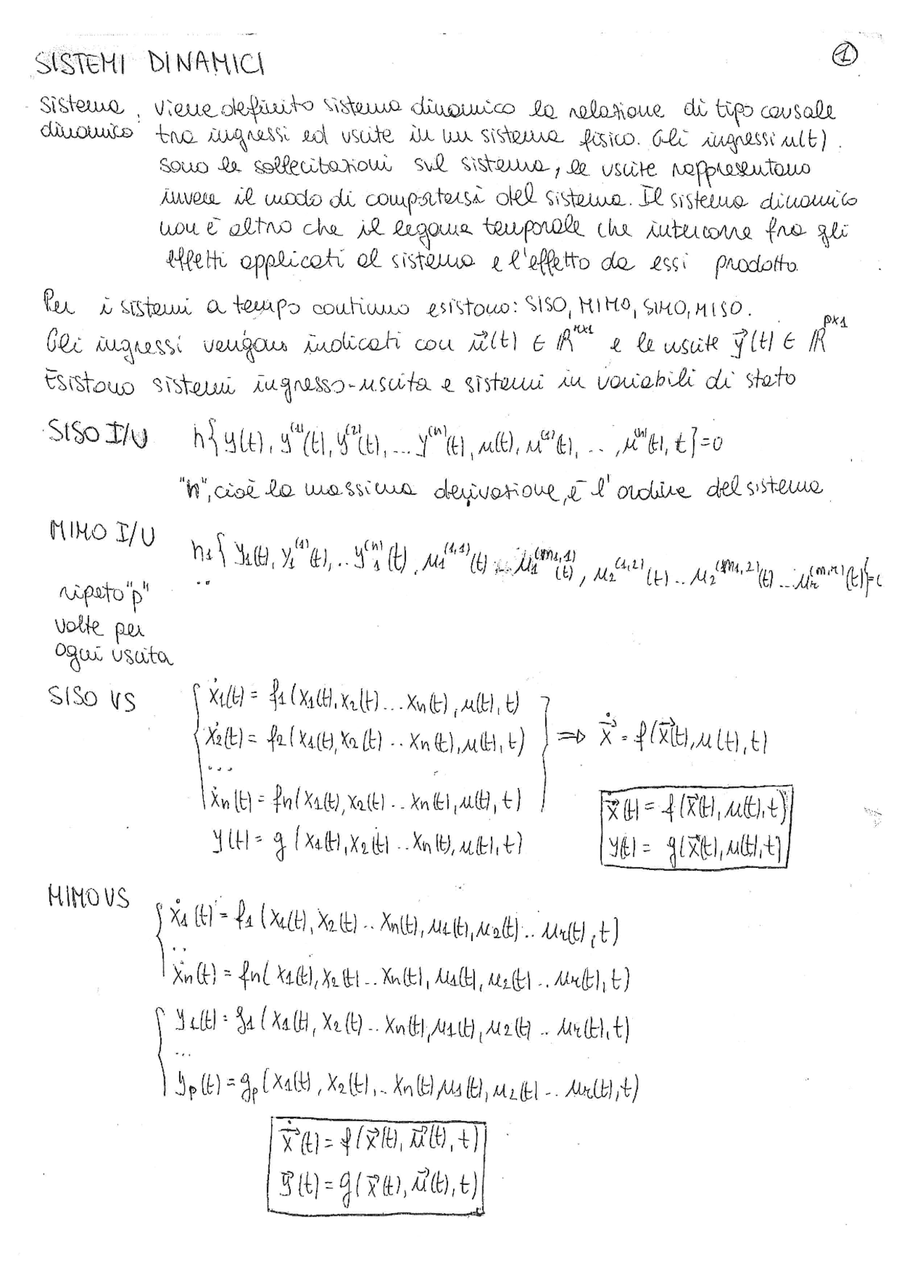 Appunti Fondamenti Di Automatico Appunti Di Automatica Docsity