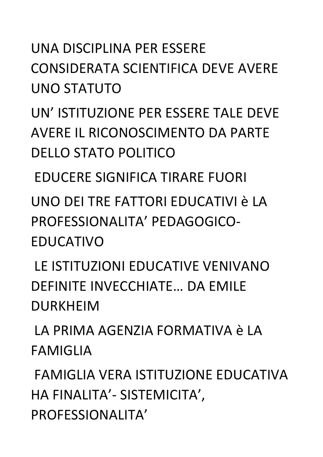 Domande Esame Storia Istituzioni Educative Docsity
