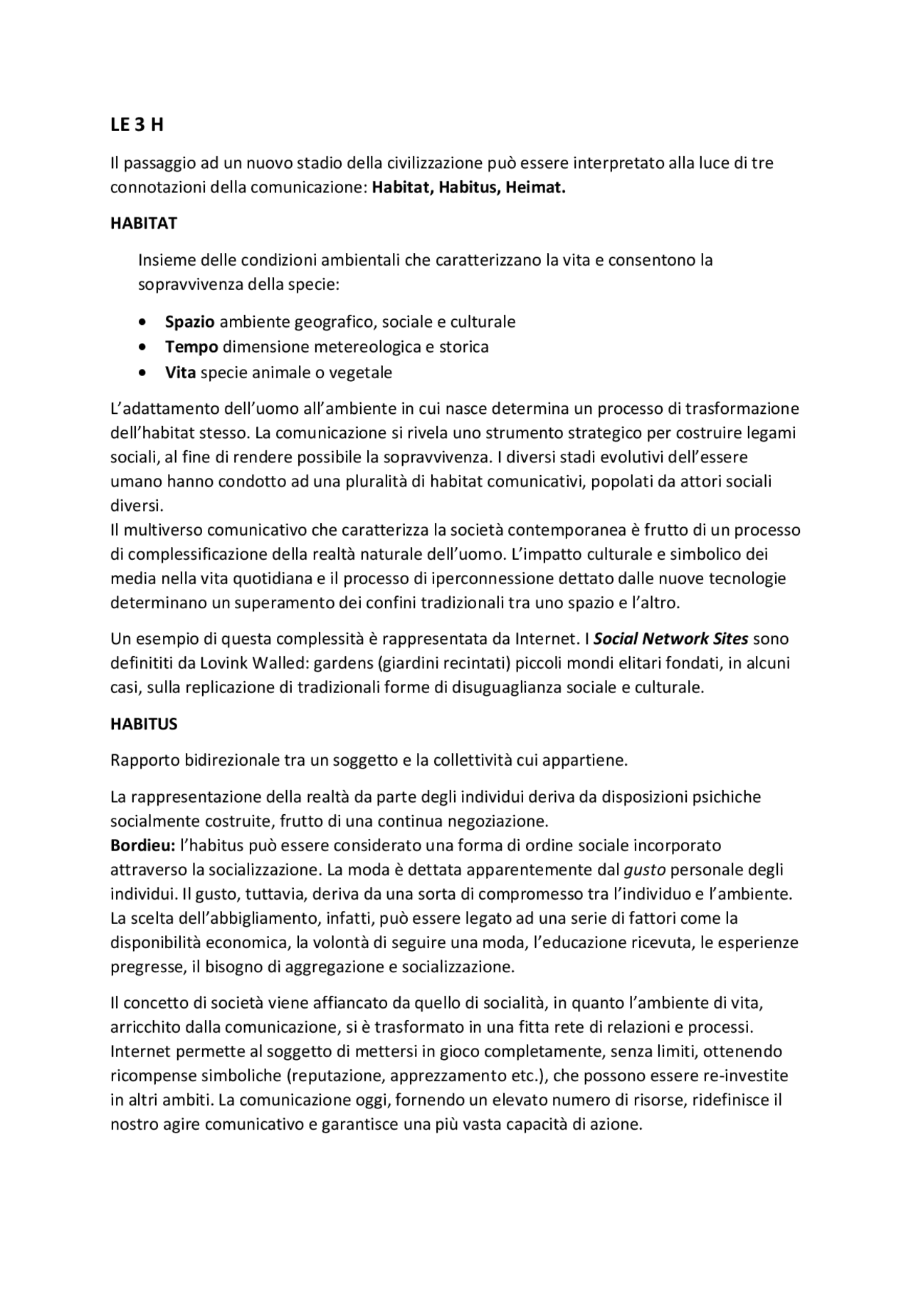 Sociologia Della Comunicazione Docsity