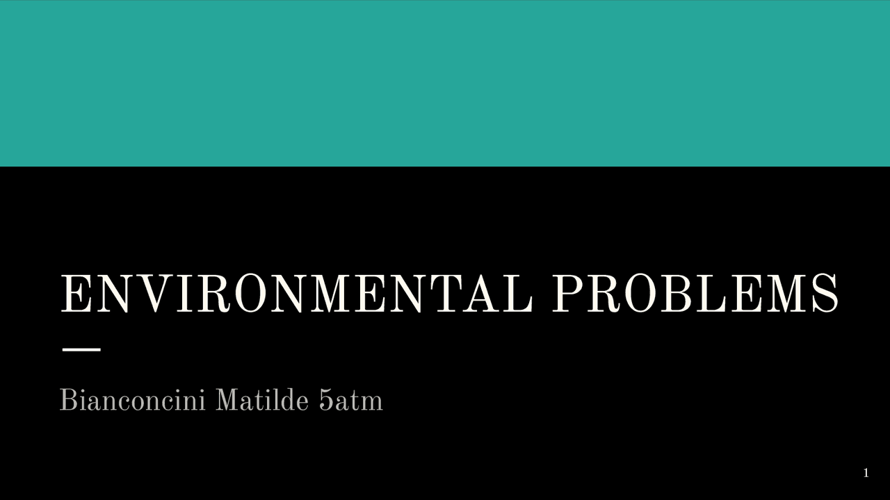 Environmental Problems Docsity