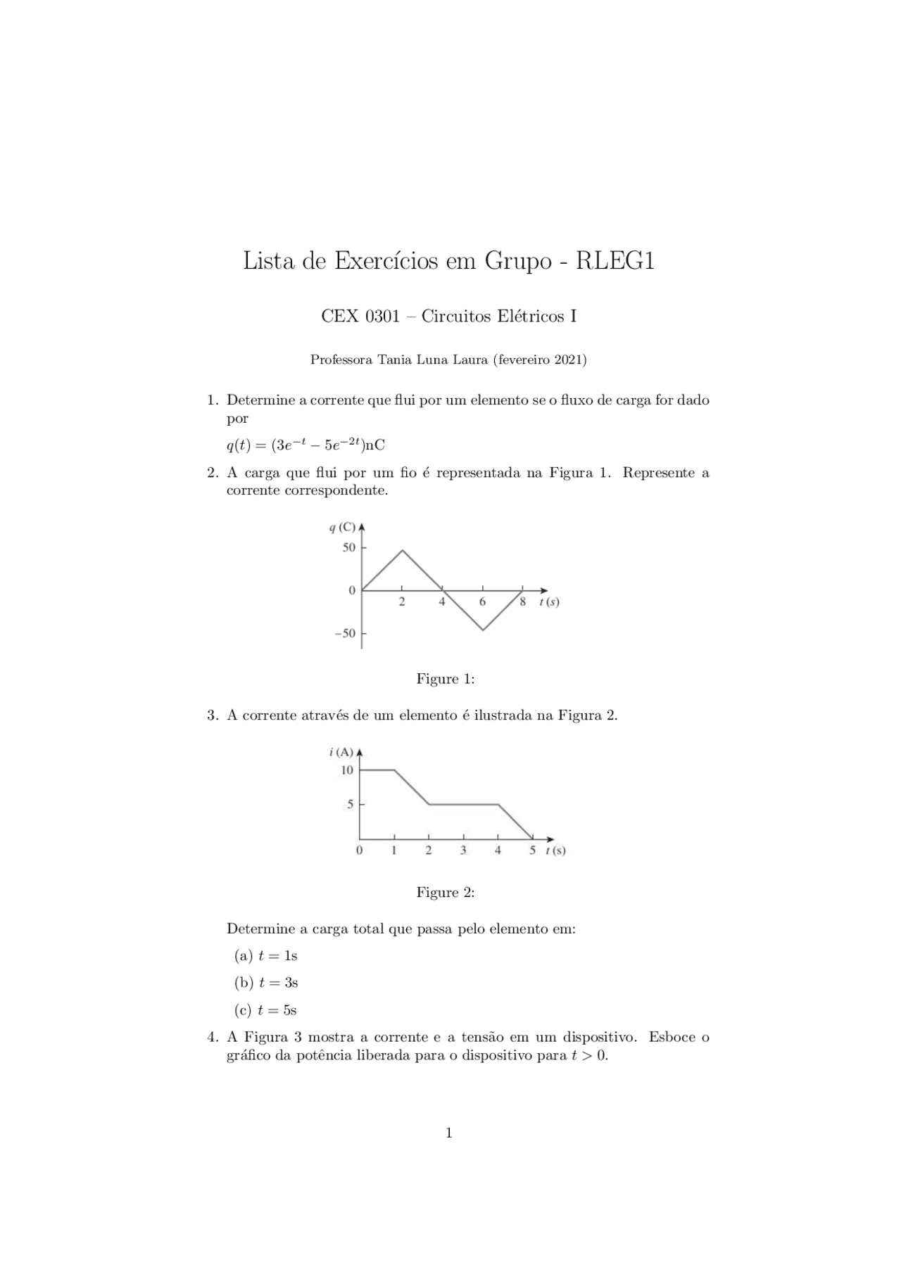 Lista De Circuitos ElÉtricos Docsity
