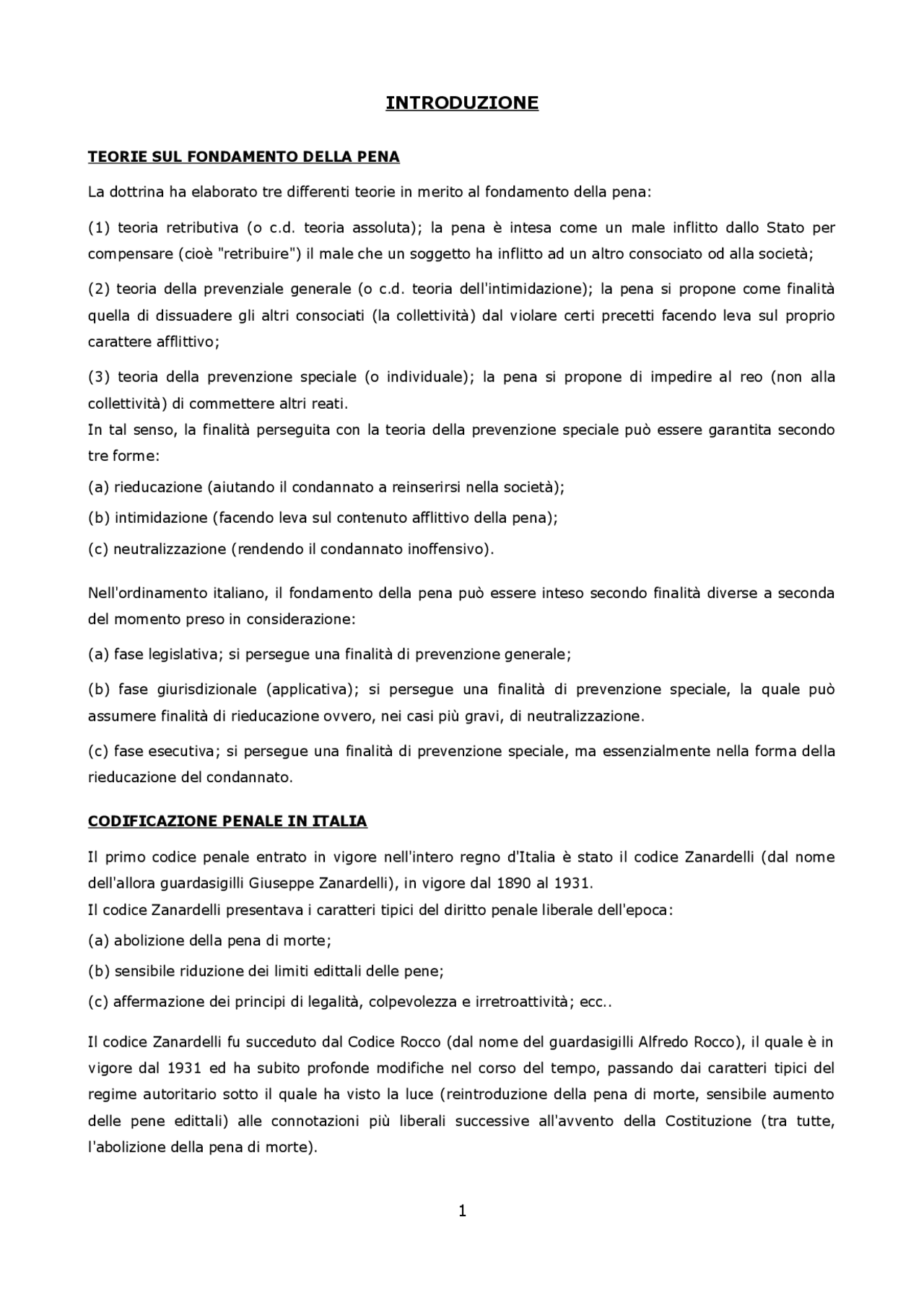 Compendio Di Diritto Penale Docsity