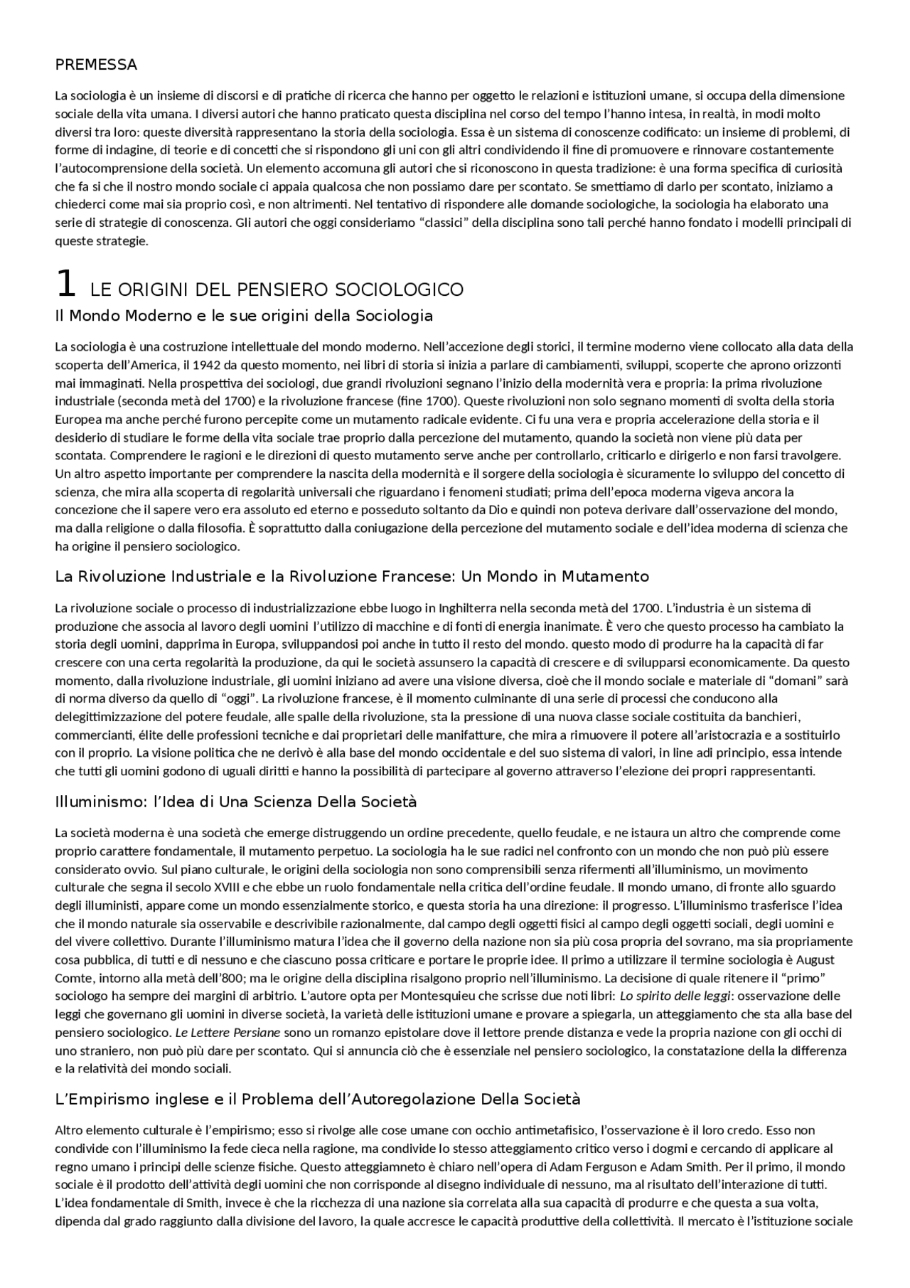 Il Mondo In Questione Docsity