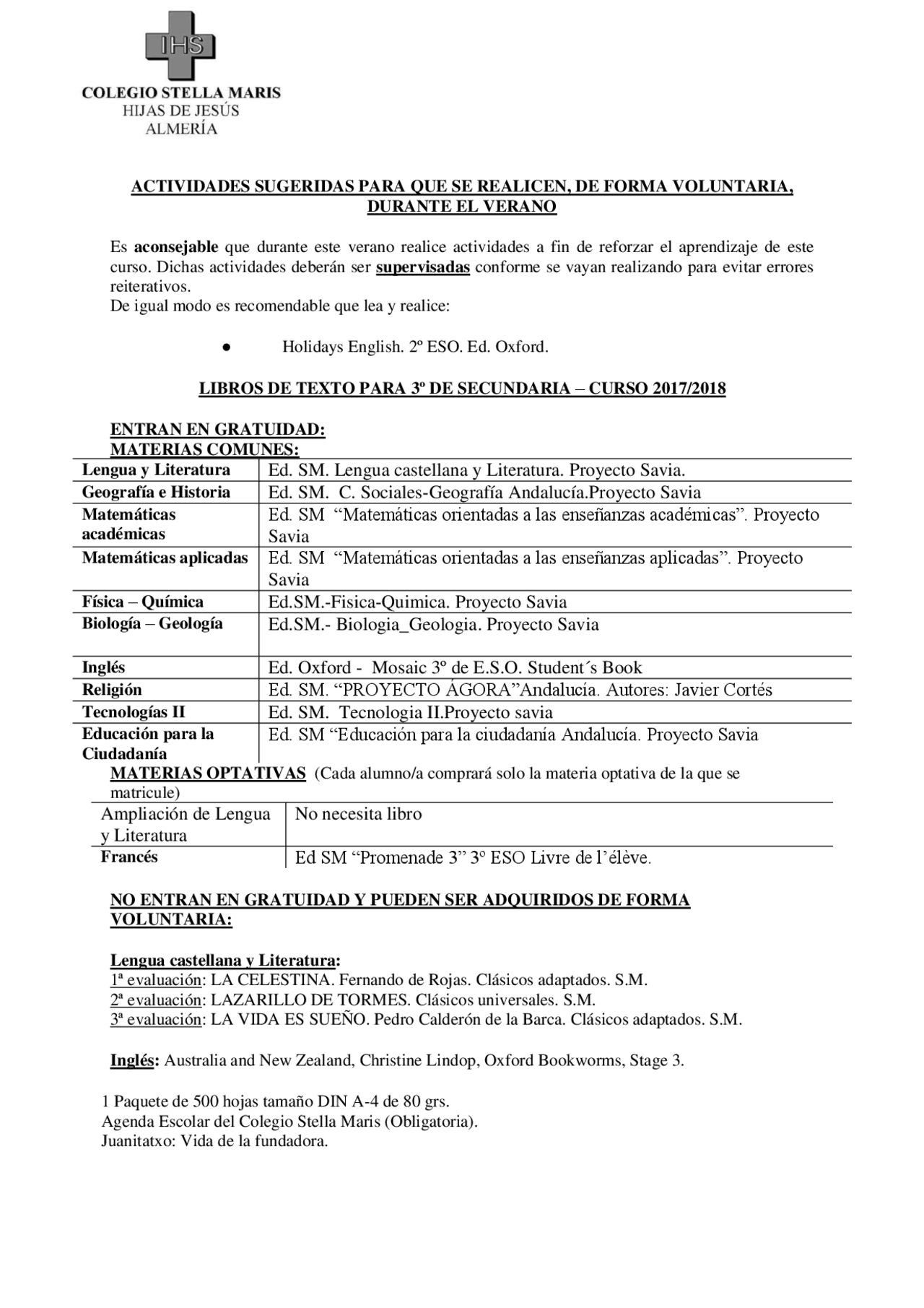 Libros 3 eso 2017-2020 - Docsity