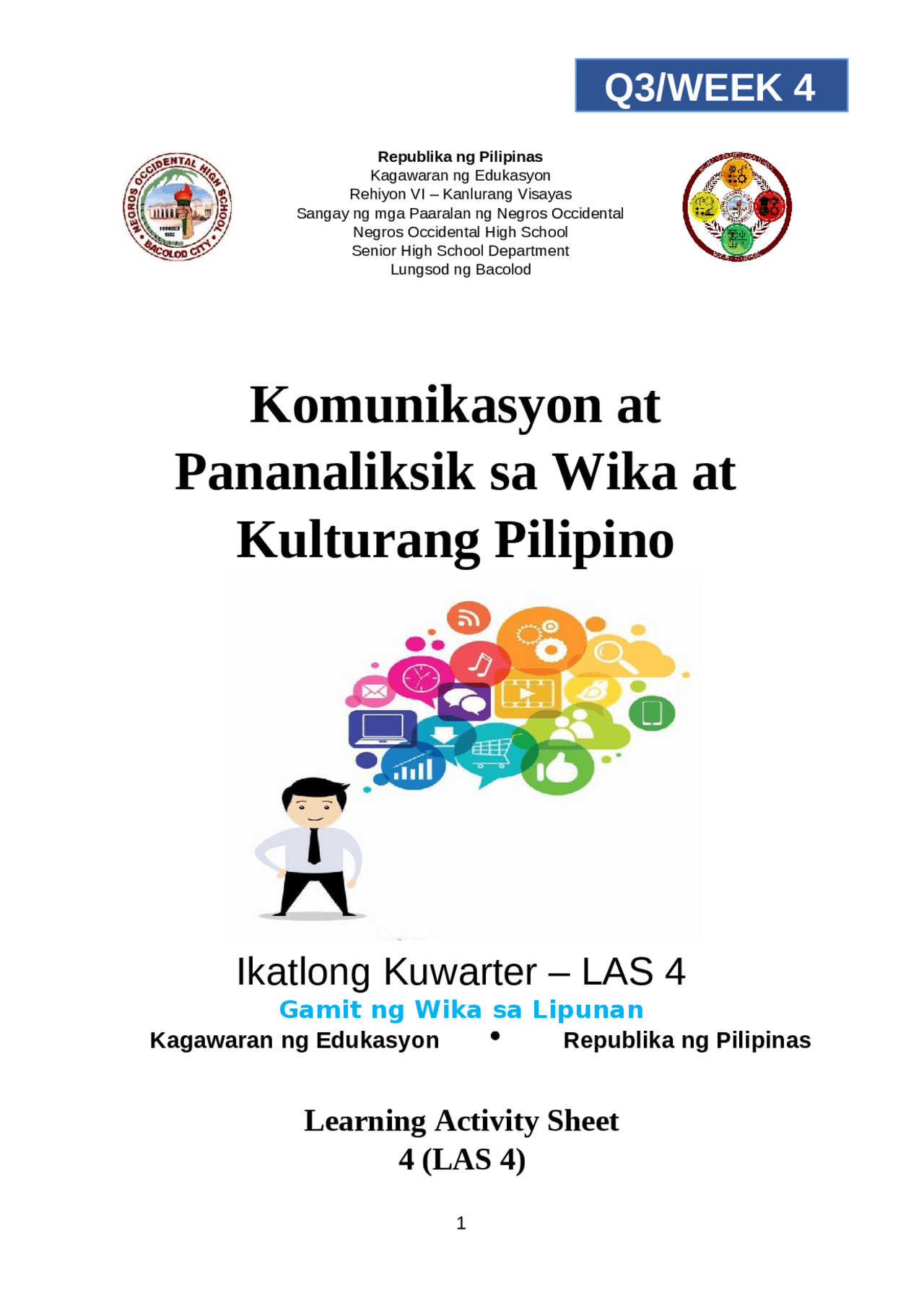 Wika At Edukasyon Ppt | saedukasyon