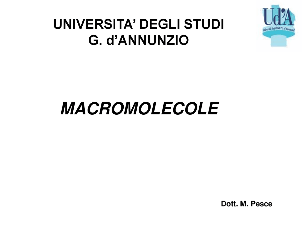 Fondamenti Biogenetici Modulo Biologia Docsity