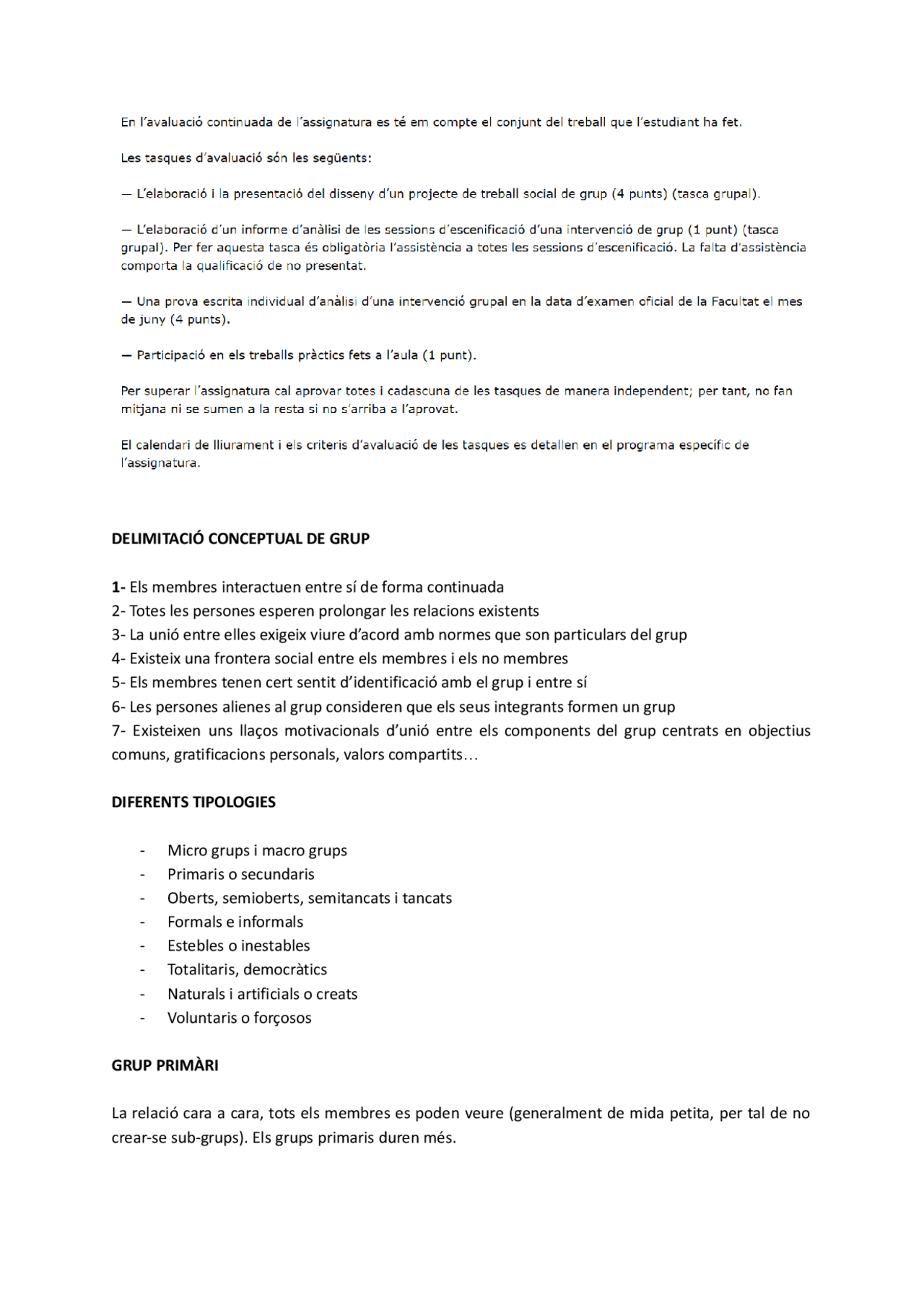 Treball Social Grupal Docsity