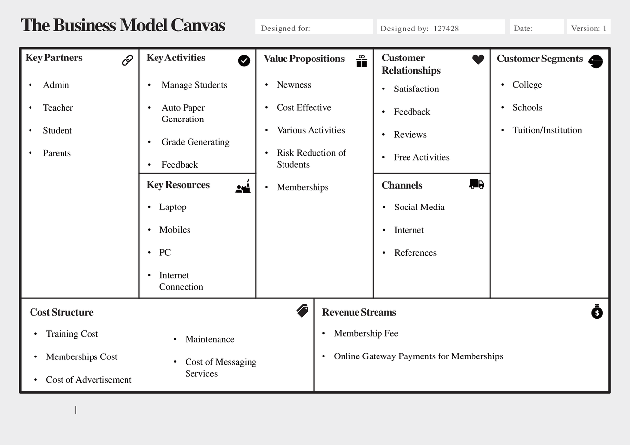 BMC Report paper generation and managemnet system - Docsity