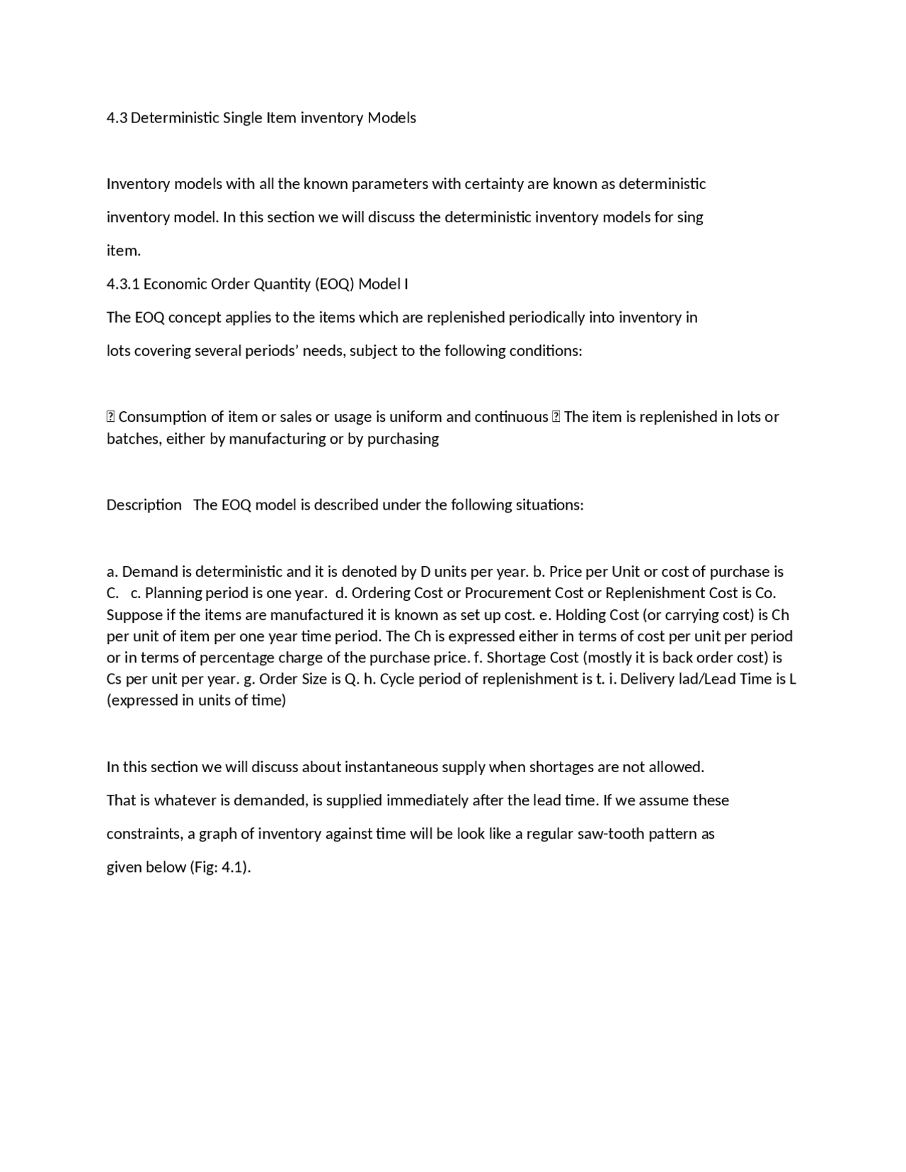 Operation Research Docsity