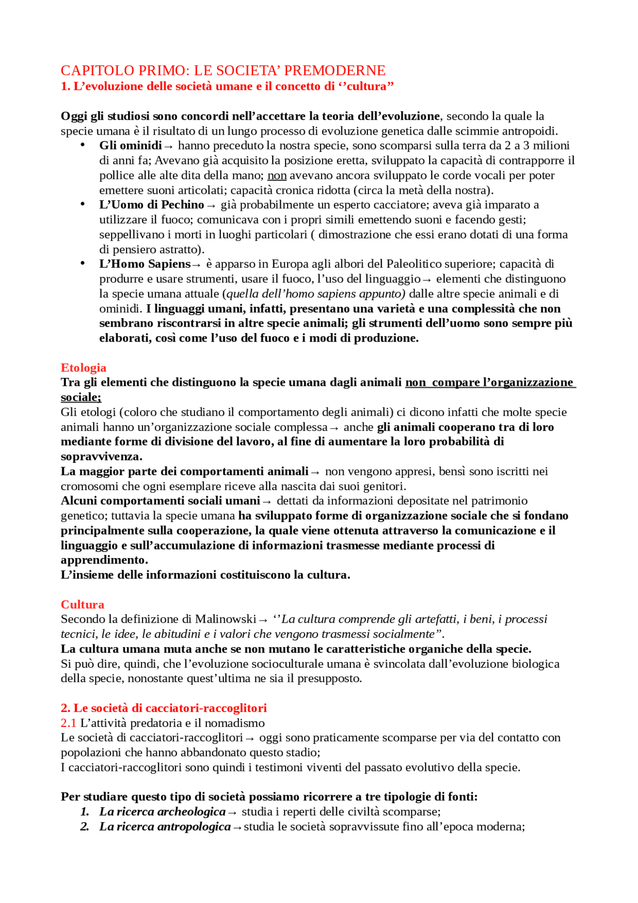 Corso Di Sociologia Docsity