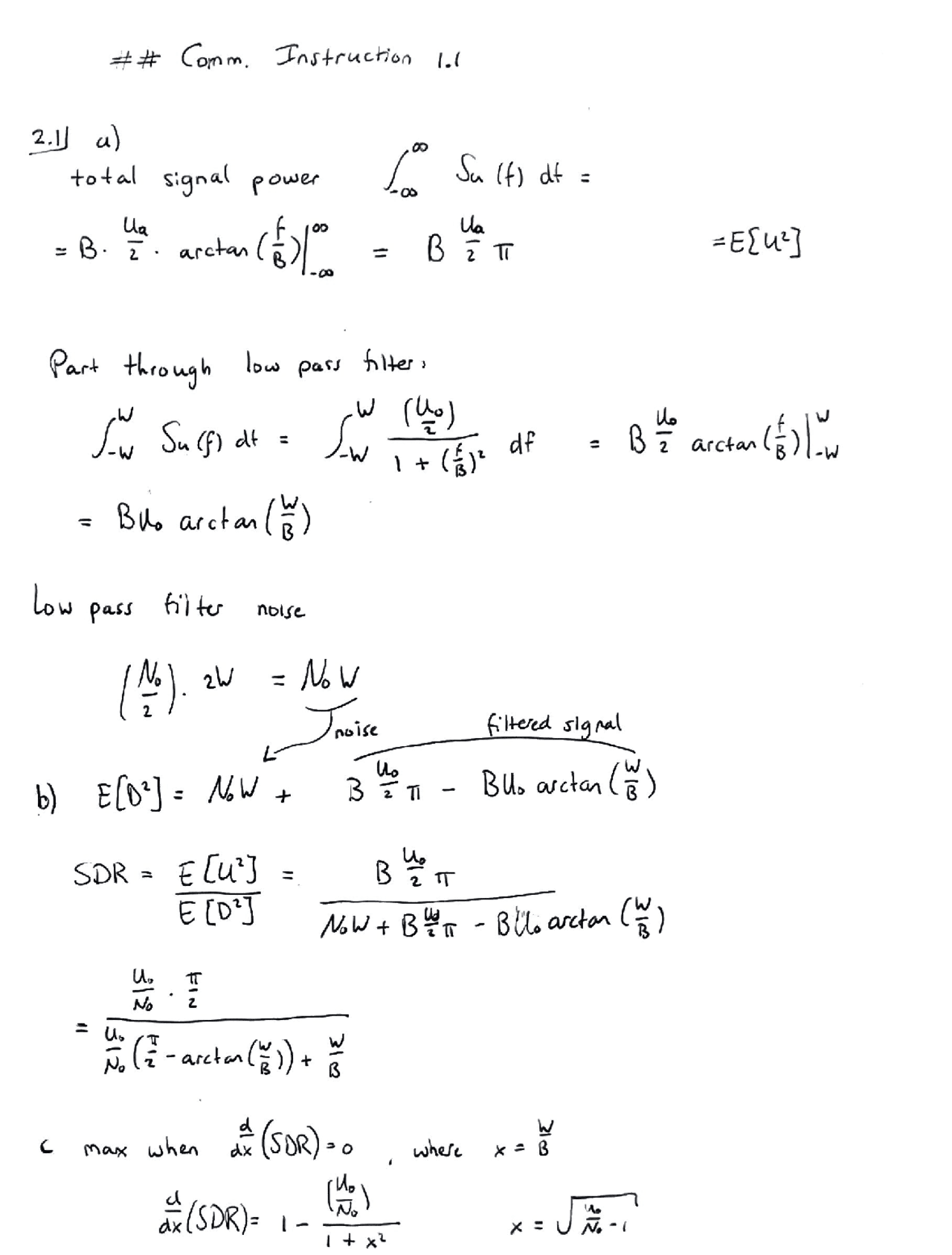 Communication Theory - Docsity