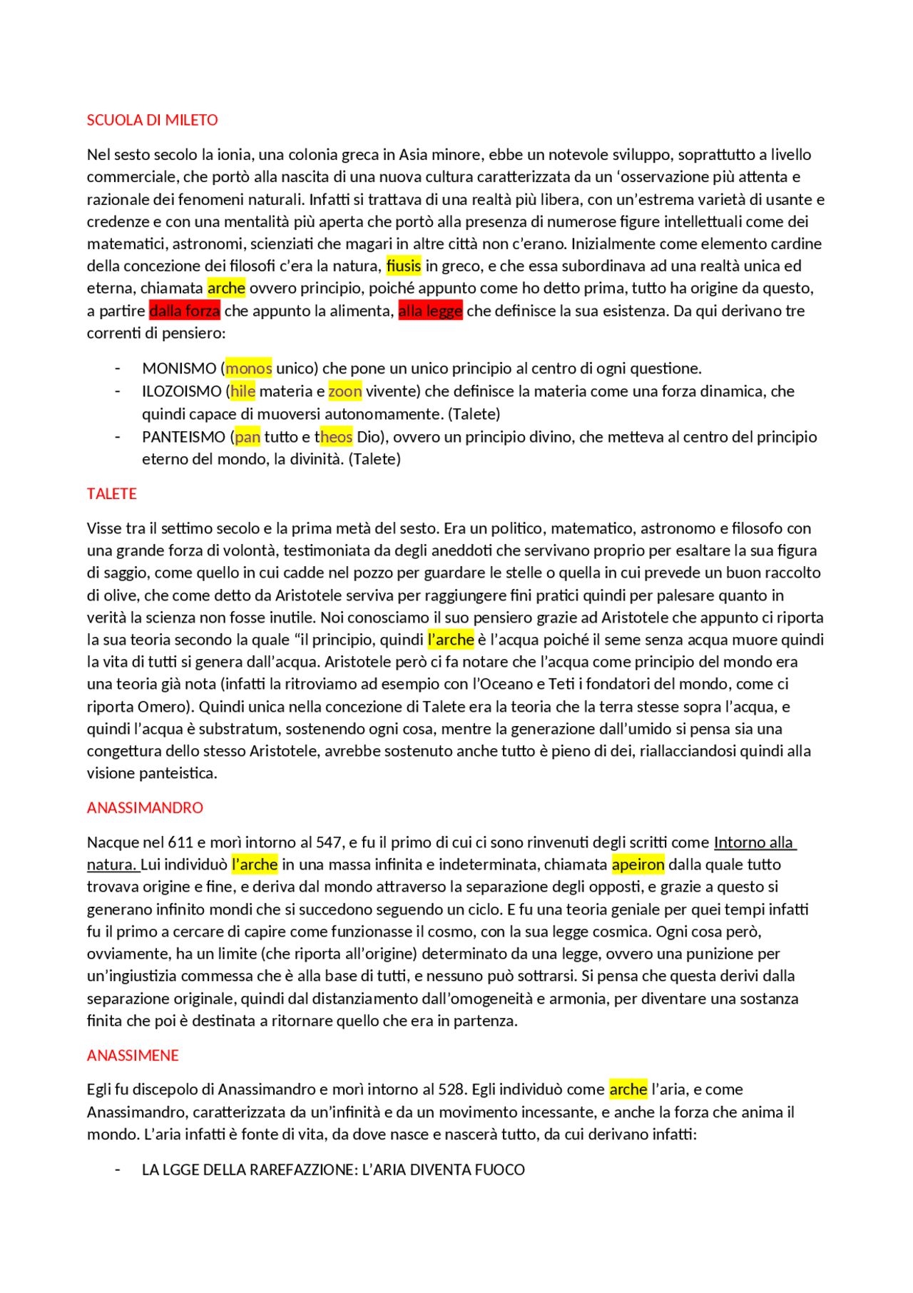 Filosofia 3 Liceo Classico Docsity