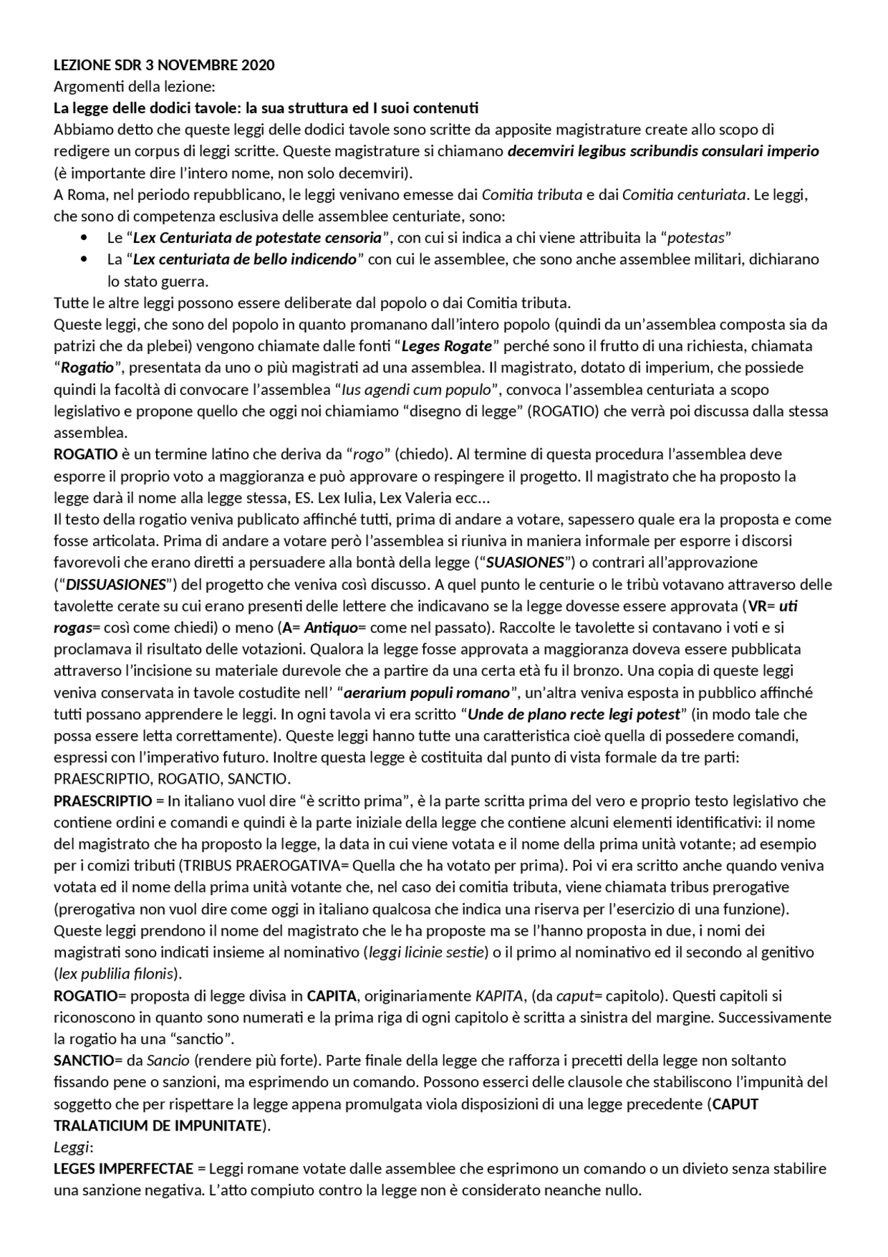 La legge delle dodici tavole: la sua struttura ed I suoi contenuti ...