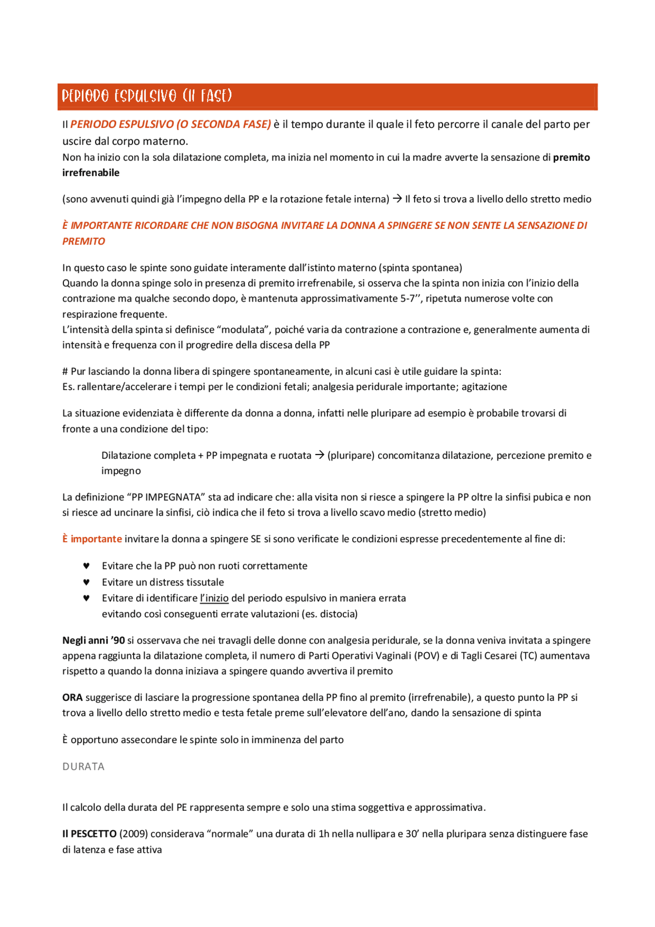 Coscarella completo terza lezione - mid3 - Docsity