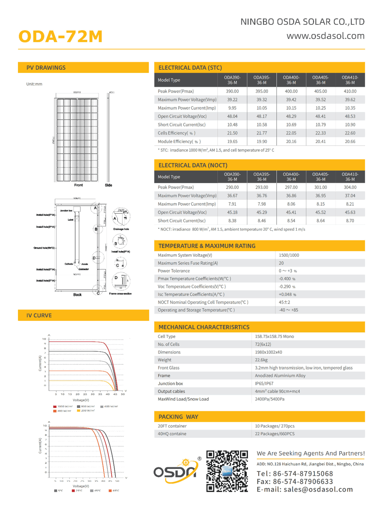 Manual Painel Solar OSDA - Docsity