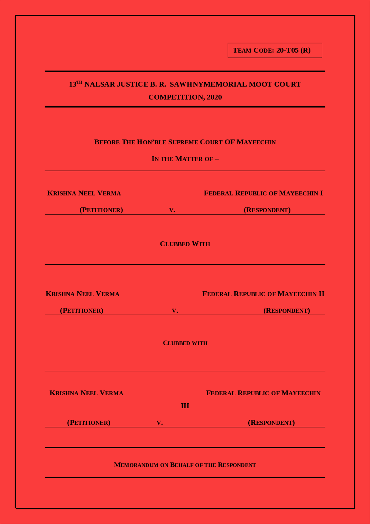 Case Studies for Law Final Year | Assignments Law | Docsity