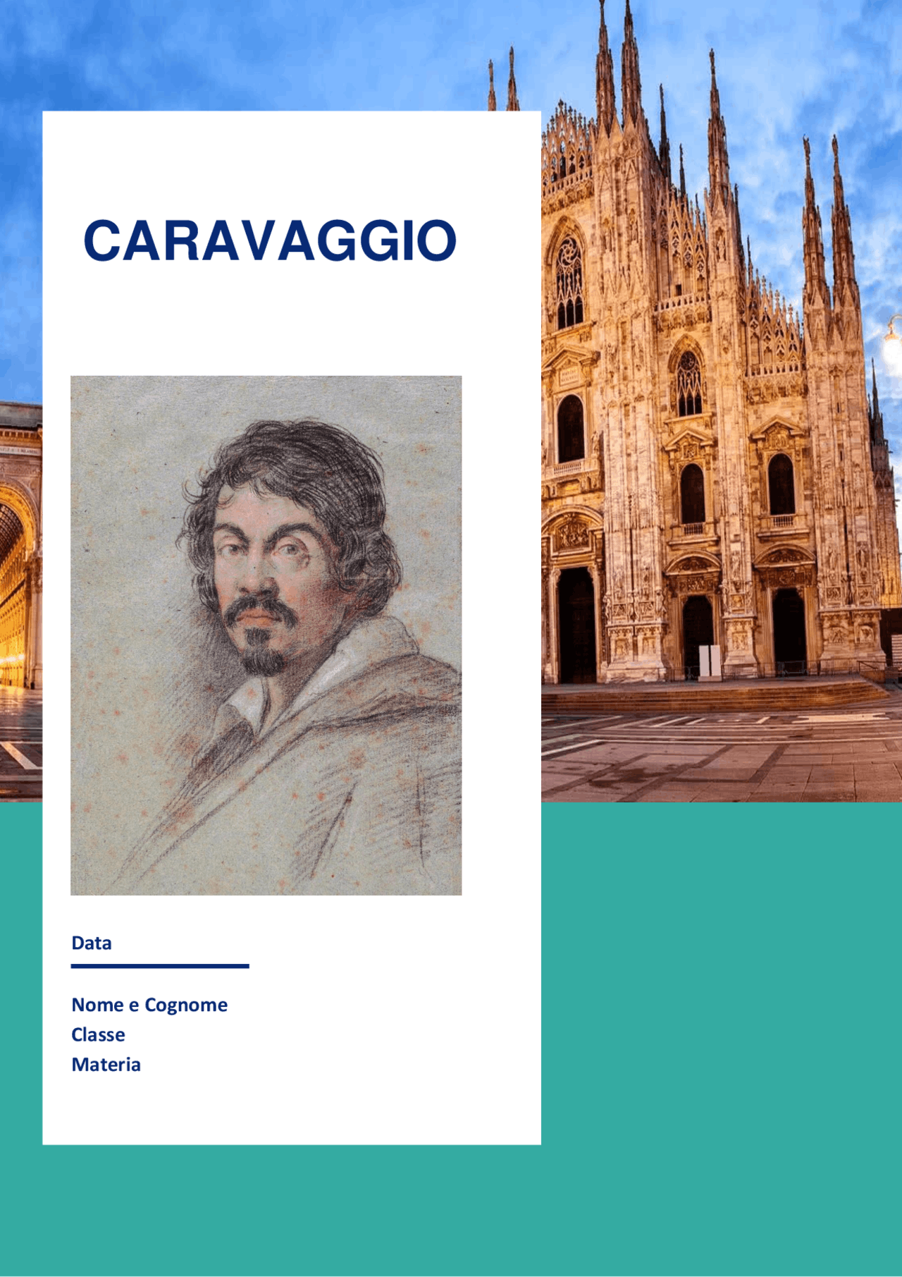 Vita e opere di Michelangelo Merisi-Caravaggio - Docsity