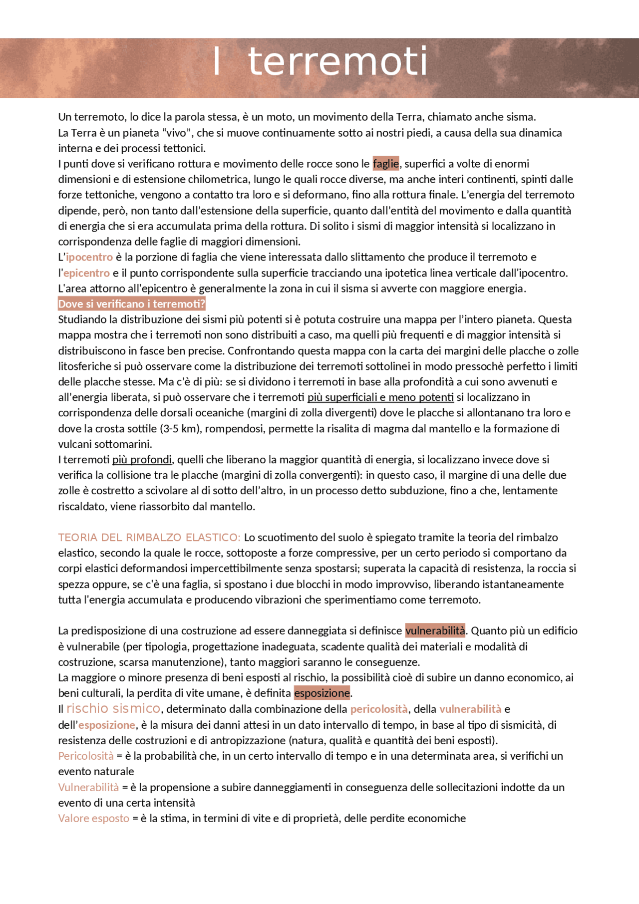 Introduzione Ai Terremoti Docsity