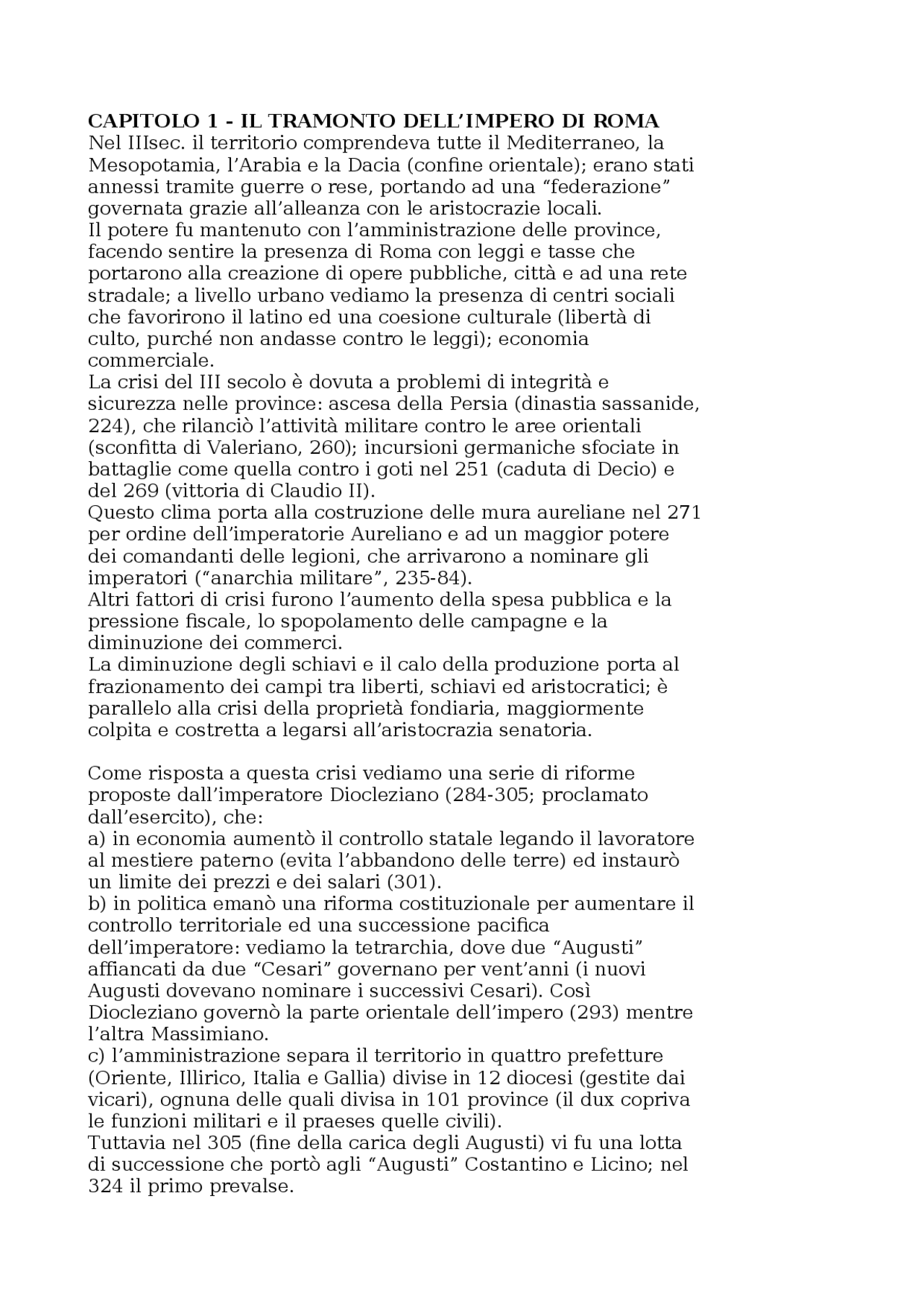 Riassunto Il Medioevo Cortonesi Docsity