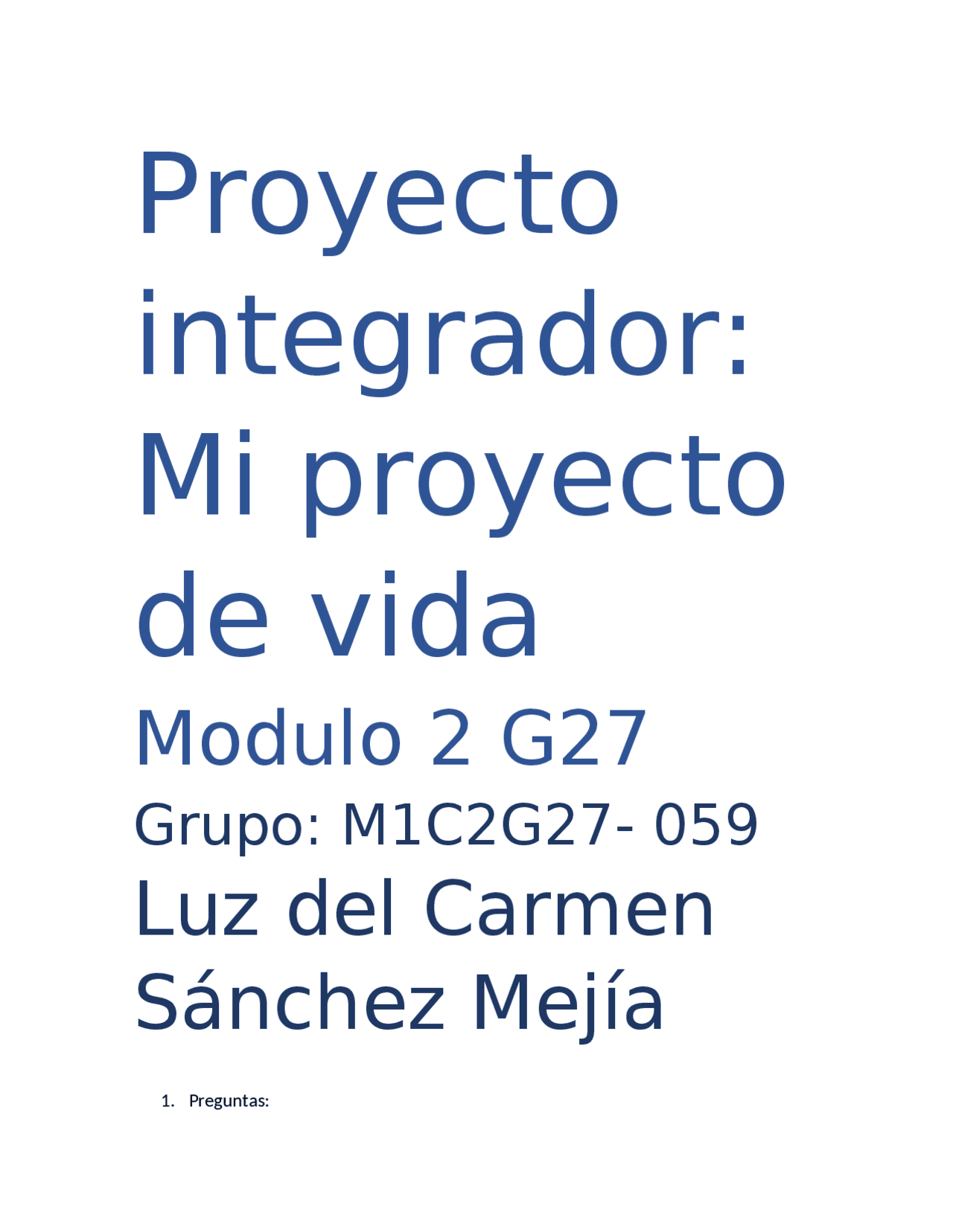 Proyecto Integrador Docsity