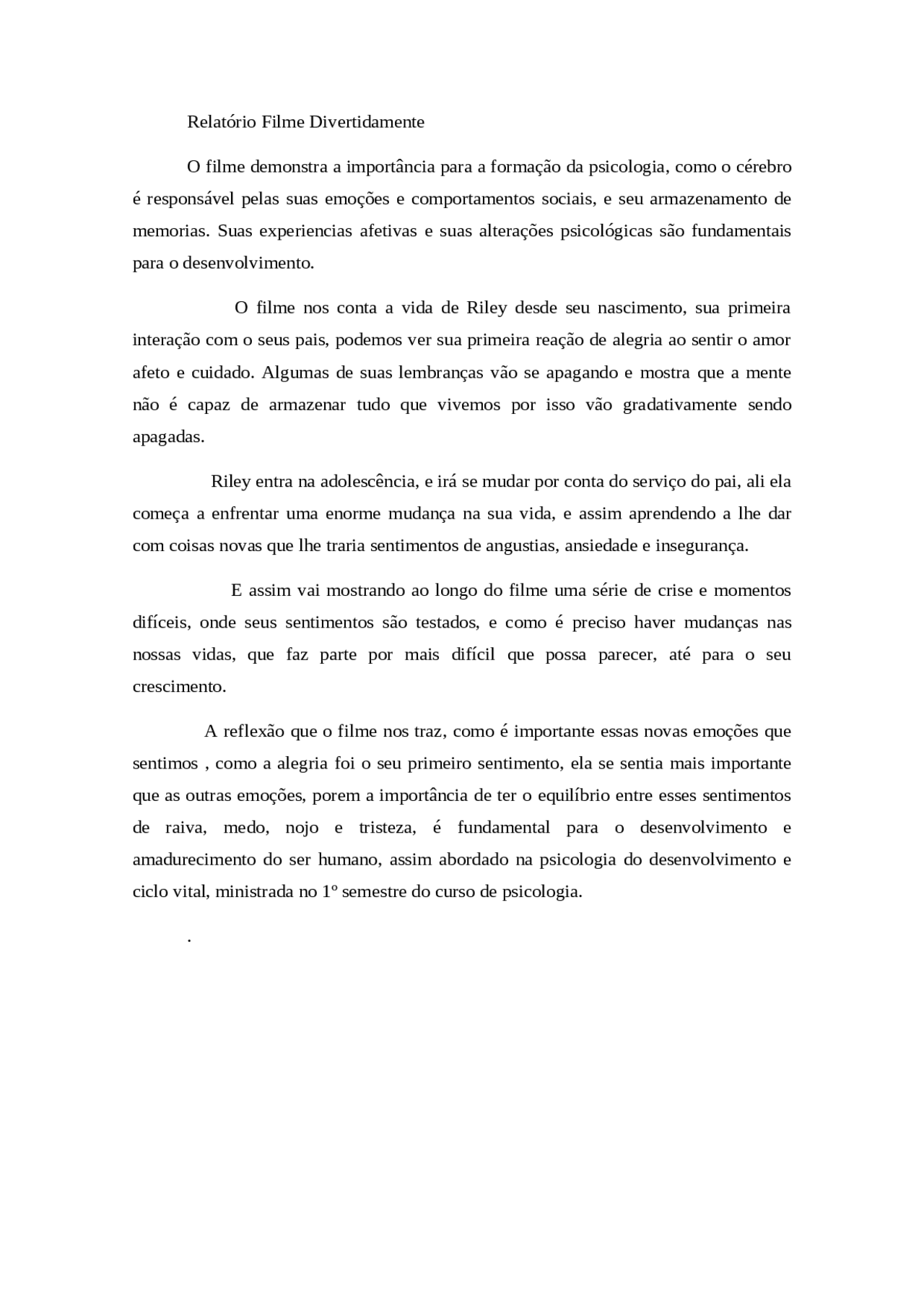 Relatorio Atividades Complementares Docsity